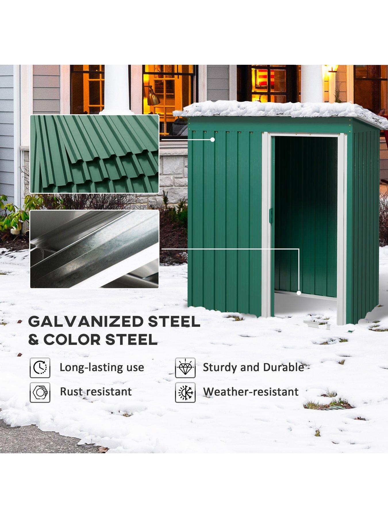 OutSunny 5 x 3ft Shed with Sliding Door and Sloped Roof | Very Ireland