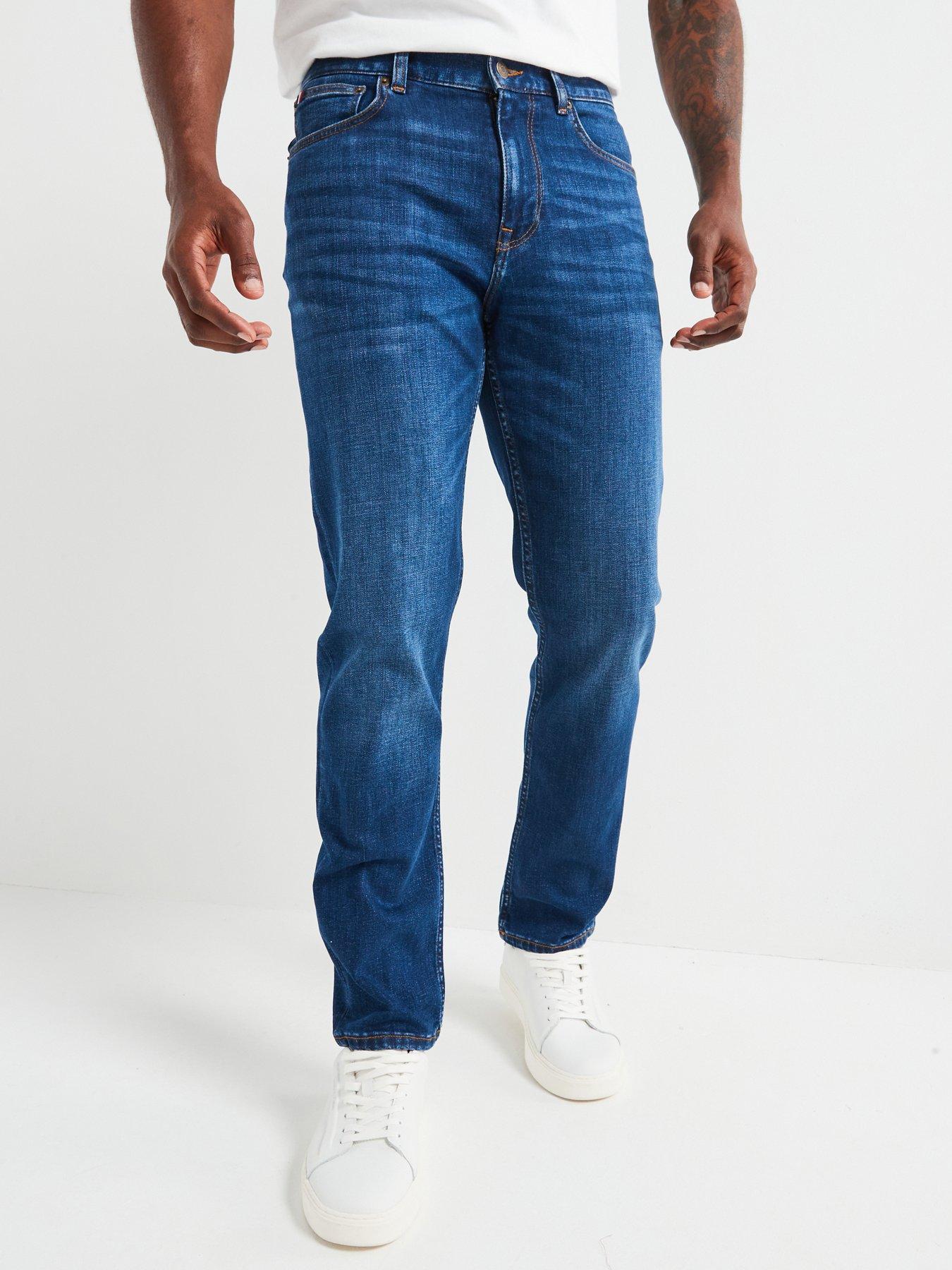 Tommy Hilfiger Denton Stretch Straight Fit Jeans - Mid Wash | Very Ireland