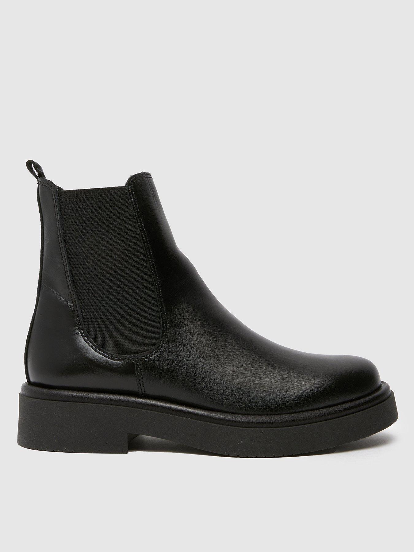 Schuh Camille Leather Chelsea Boot - Black | Very Ireland