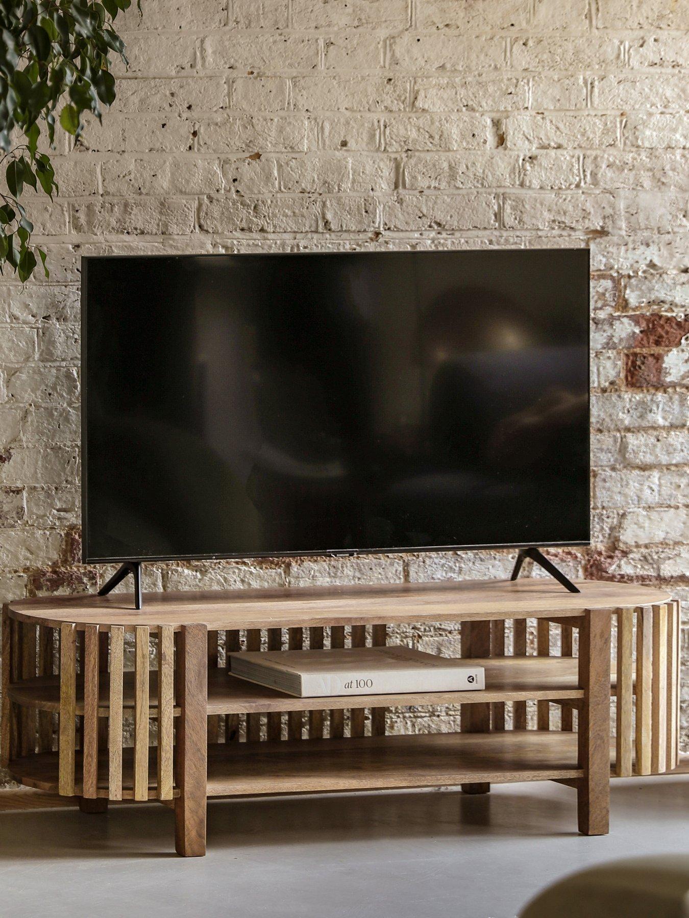Jual Havana Corner TV Stand fits up to 50 inch Oak Very Ireland