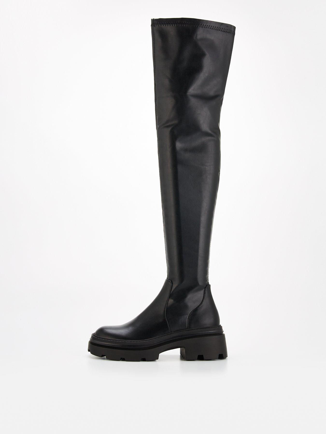 Raid Addisey Knee High Boots - Black | Very Ireland
