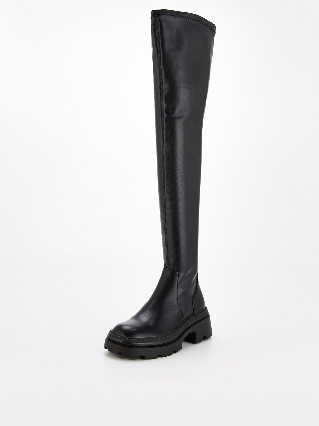 Raid Addisey Knee High Boots - Black | Very Ireland