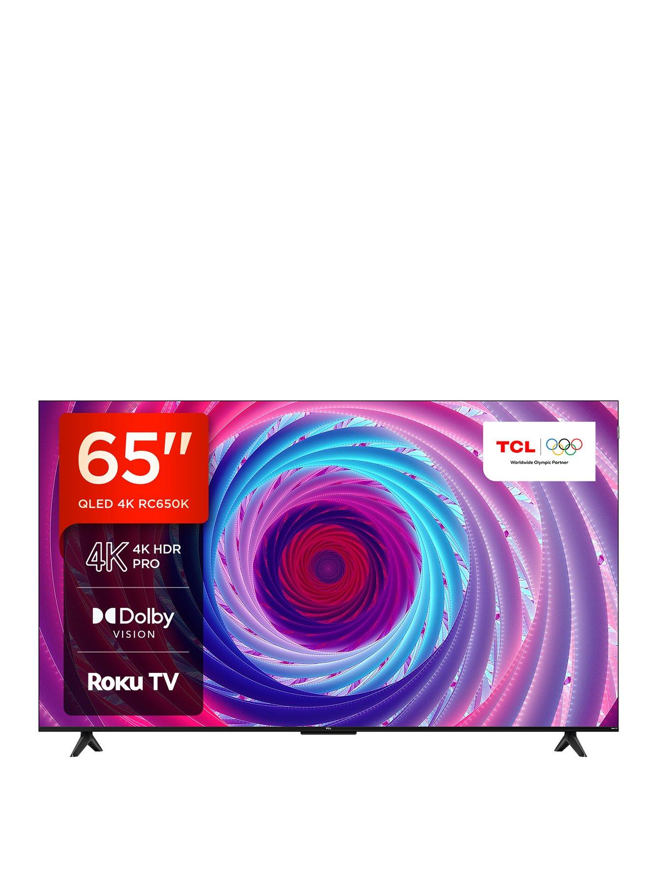 TCL 65RC650K Roku TV, 65-inch, 4K Ultra HD HDR, QLED, Smart TV | Very ...