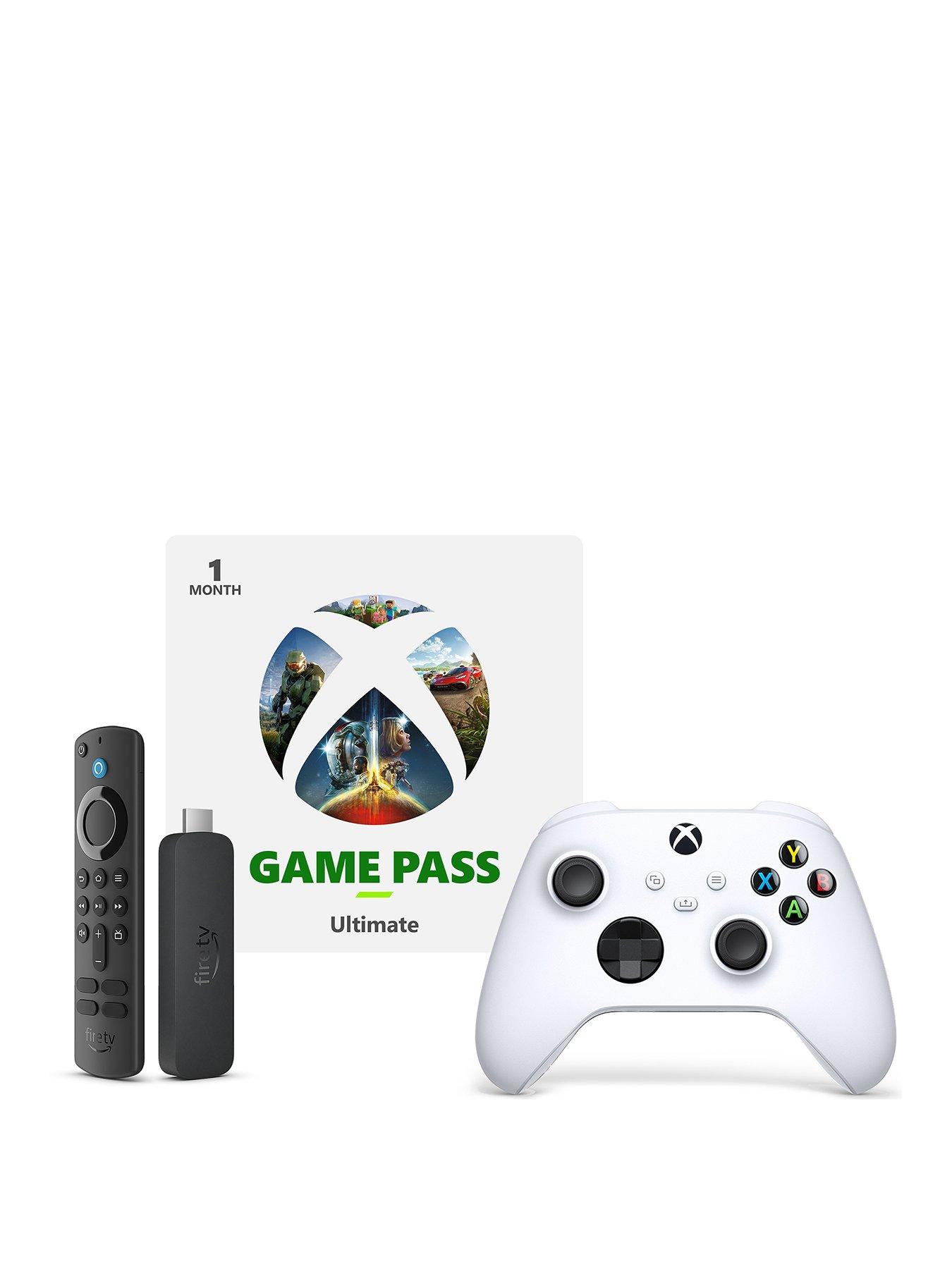 Xbox Xbox Game Pass Ultimate 1 Month Membership Xbox Wireless Controller Robot White Amazon Fire TV Stick 4K 2nd Gen Very Ireland