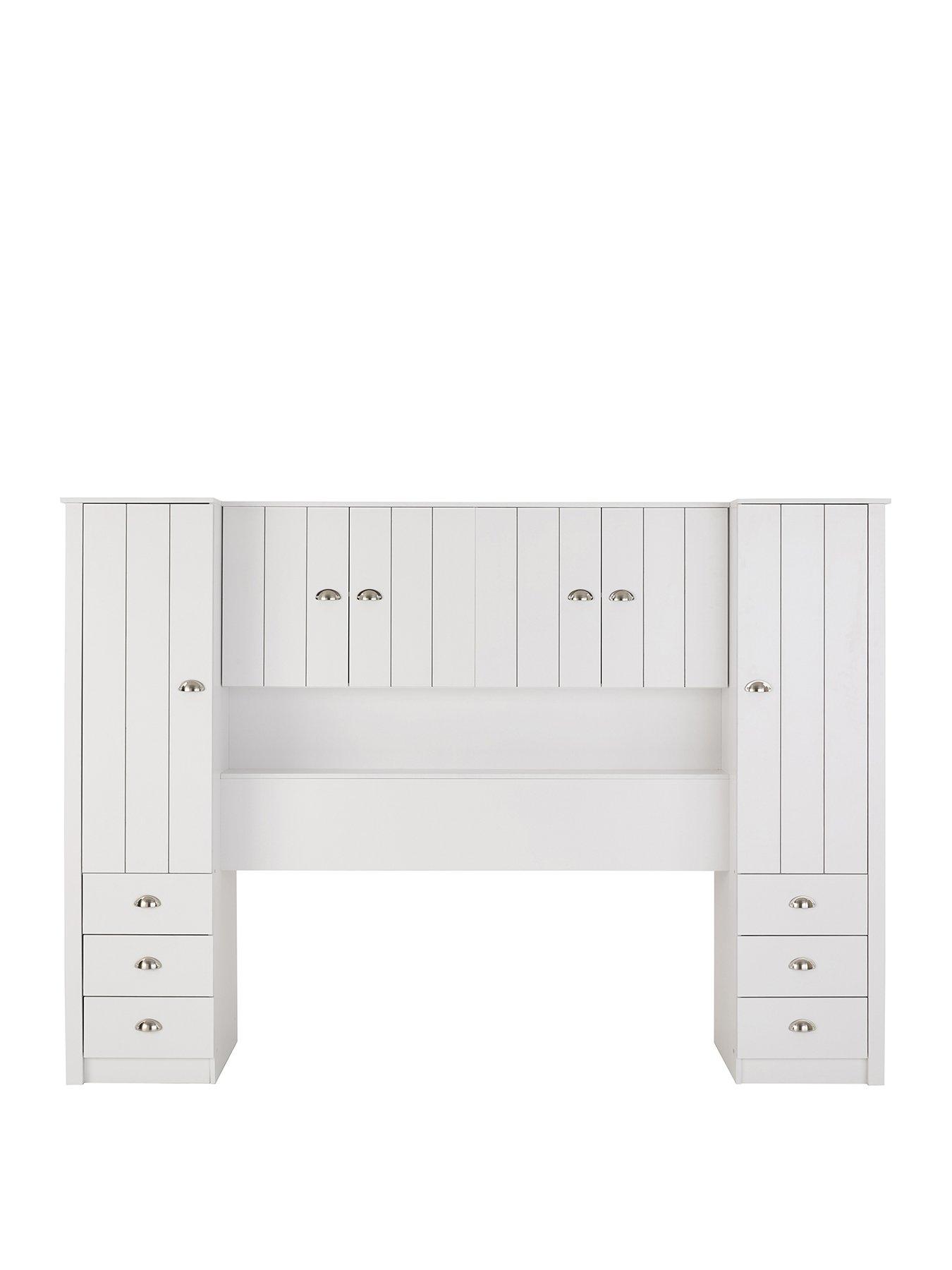 Very Home Atlanta Overbed Storage Unit - White | Very Ireland