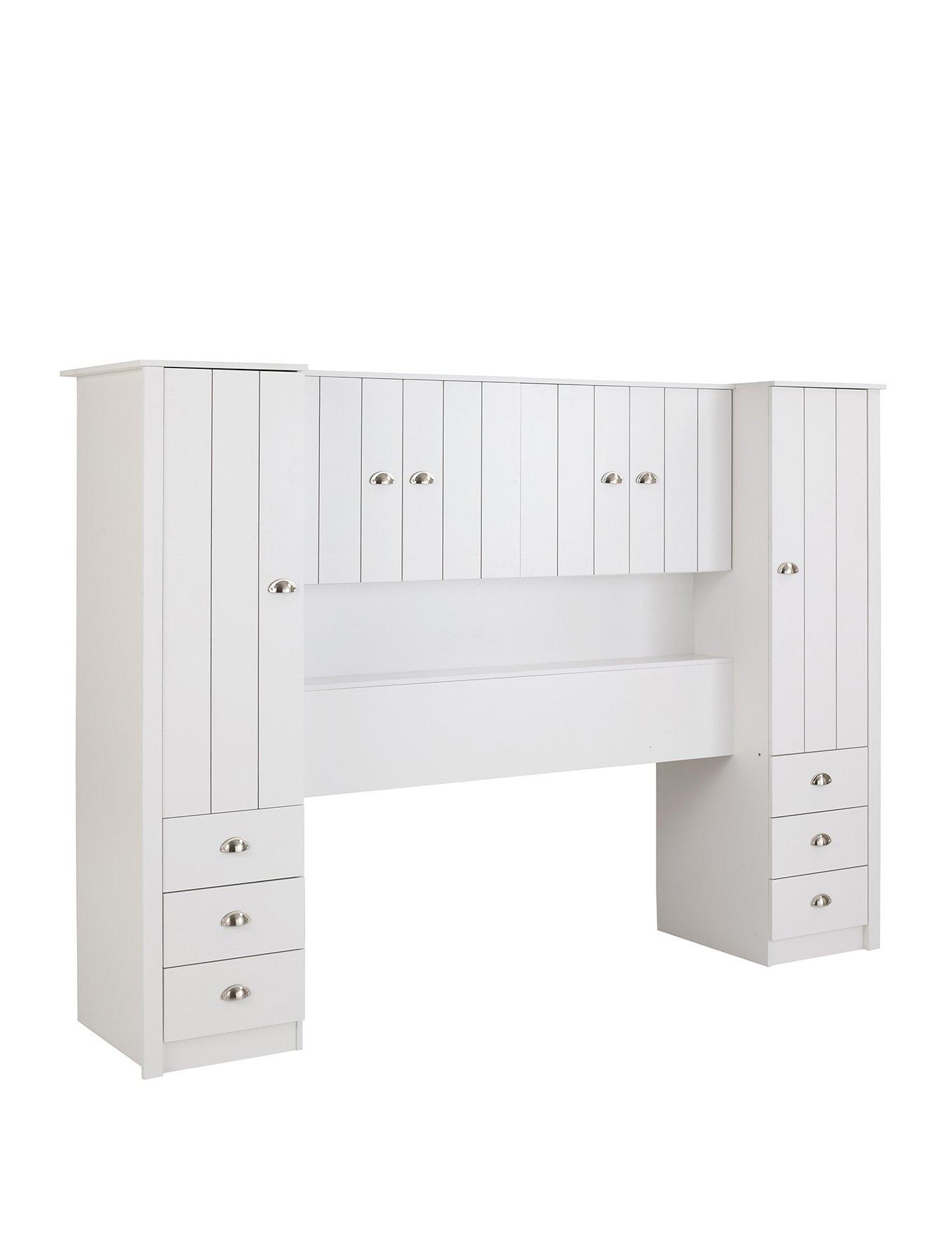Very Home Atlanta Overbed Storage Unit - White | Very Ireland