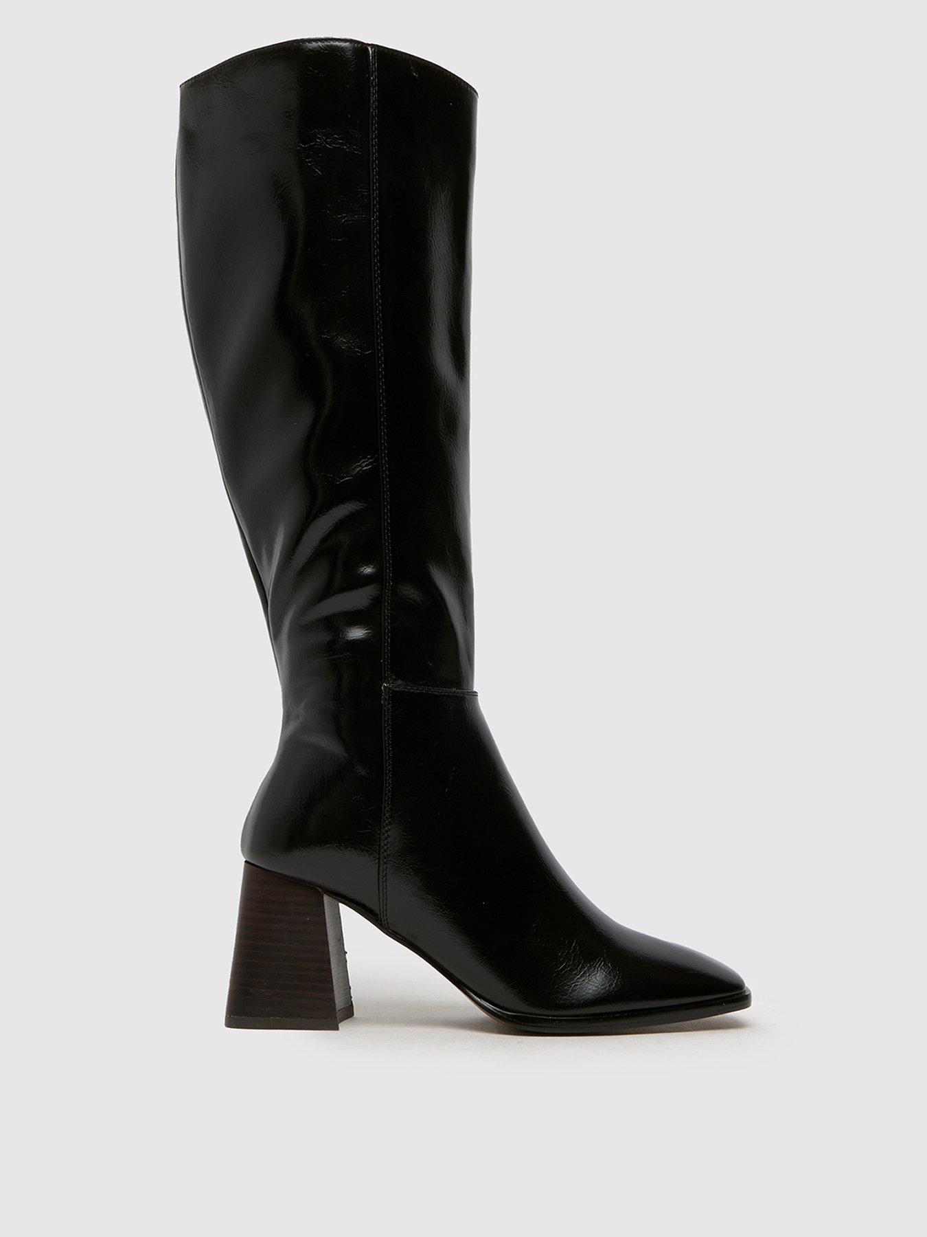 Schuh Dova Knee High Boot - Black | Very Ireland
