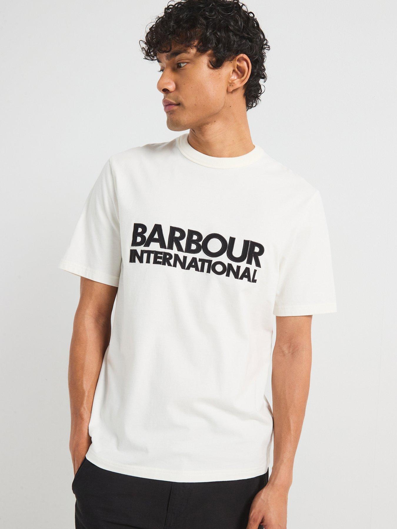 Barbour International Jason Technique T-Shirt- White | Very Ireland