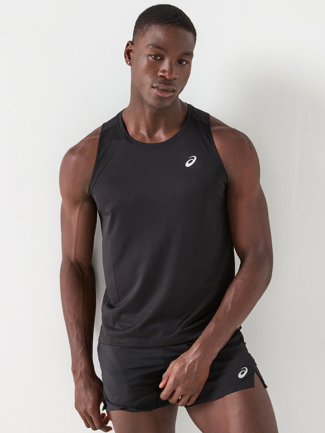 Asics Mens Running Core Singlet - Black | Very Ireland