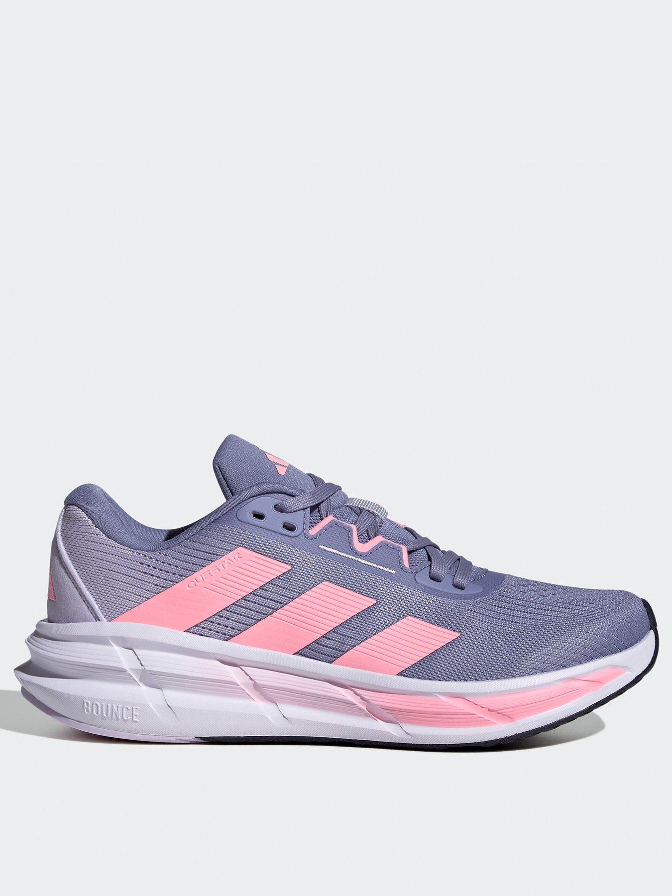 adidas Womens Running Questar 3 Trainers - Grey/Pink | Very Ireland