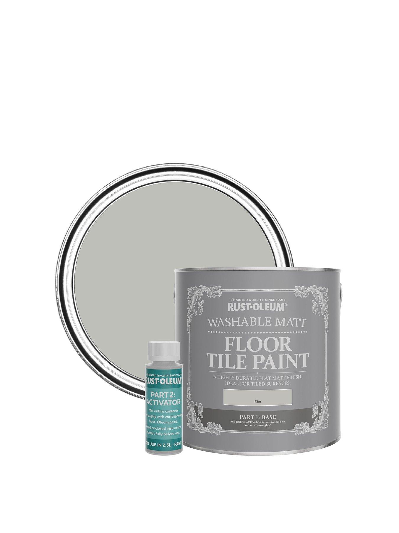 Rust-Oleum Rust-oleum Floor Tile Paint Flint Matt 2.5l | Very Ireland