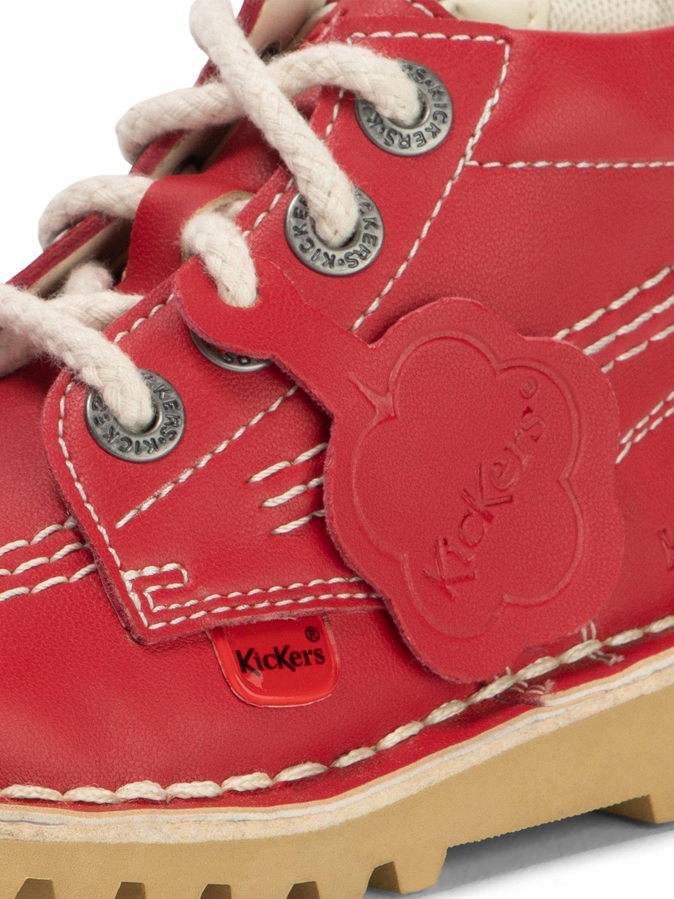 Kickers Kick Hi Zip Shoes - Red | Very Ireland