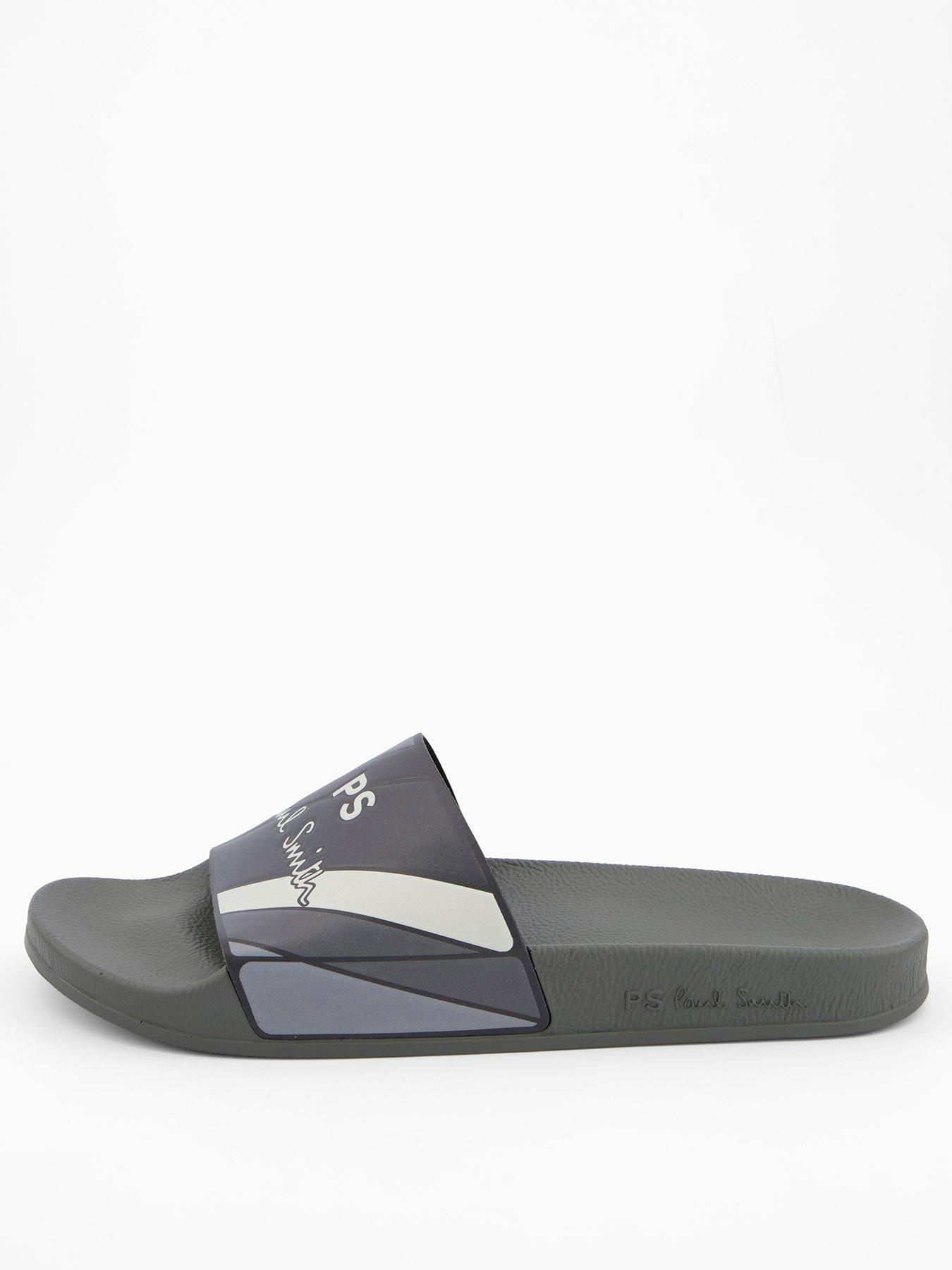 PS PAUL SMITH Men's Zed Stipe Slides - Grey | Very Ireland