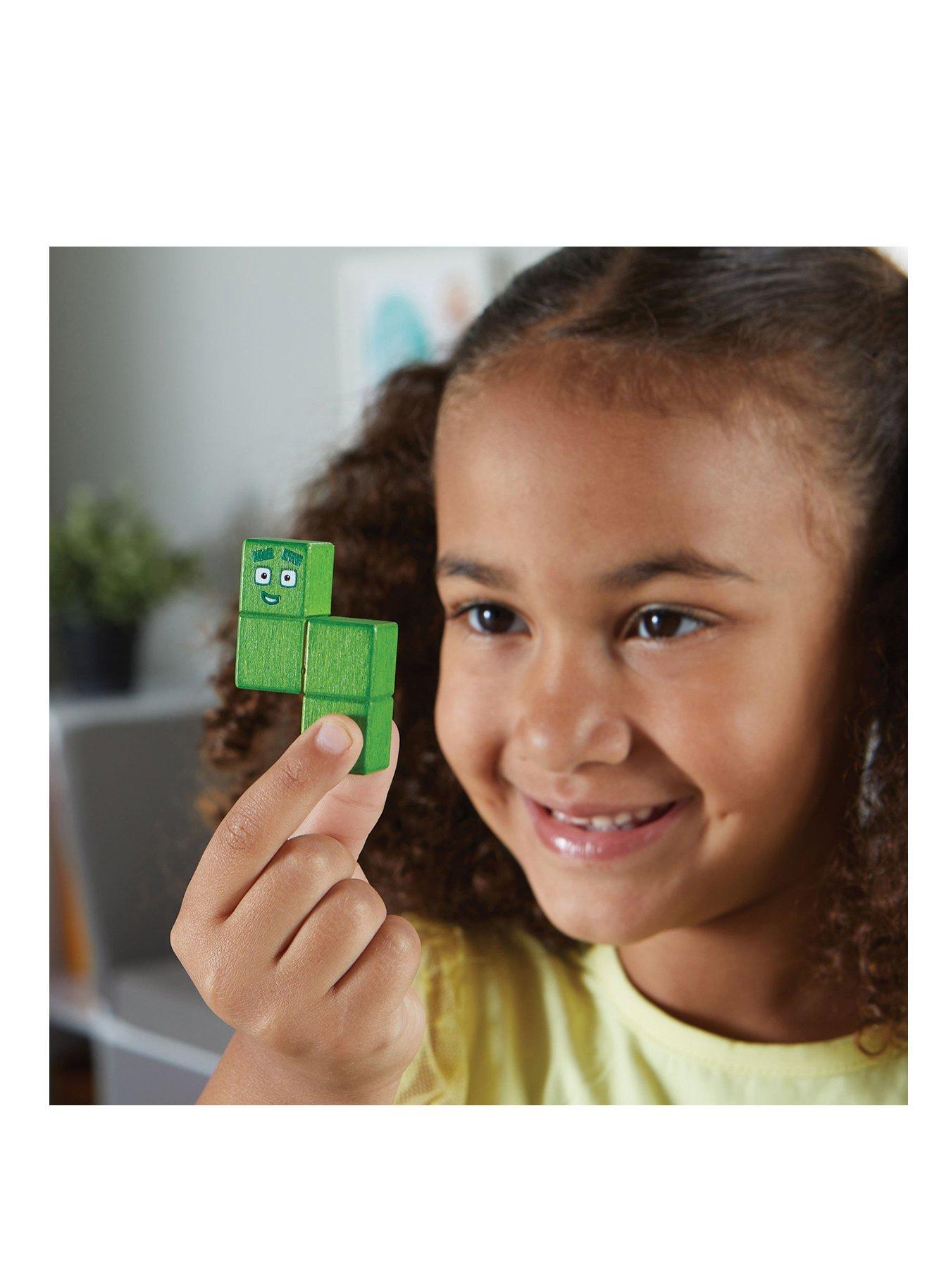 LEARNING RESOURCES Numberblocks Wooden Building Blocks Activity Set ...