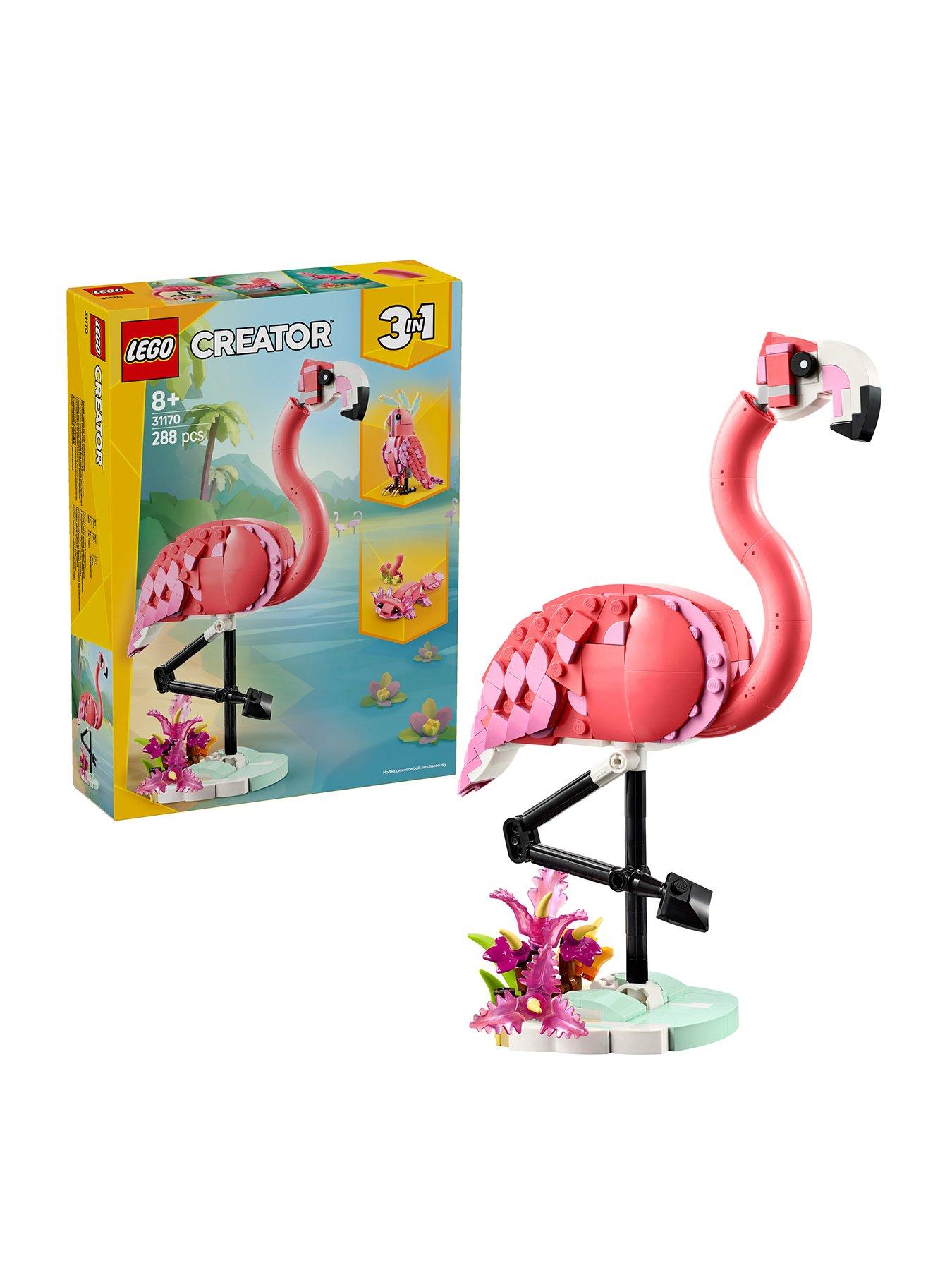 LEGO Creator 3in1 Wild Animals Pink Flamingo 31170 | Very Ireland