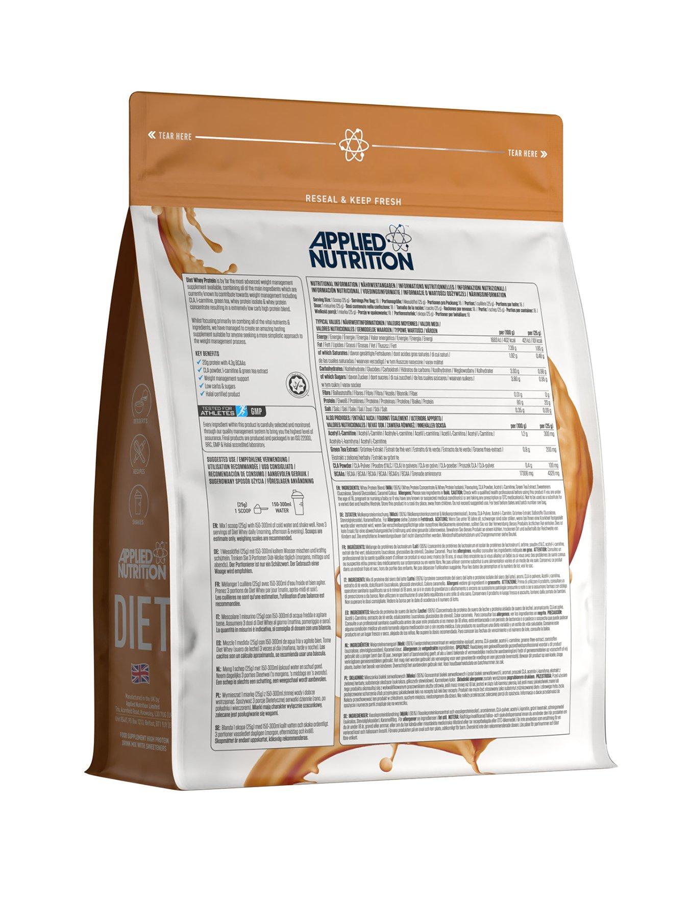 Applied Nutrition Diet Protein 450g - 18 Servings - Salted Caramel ...