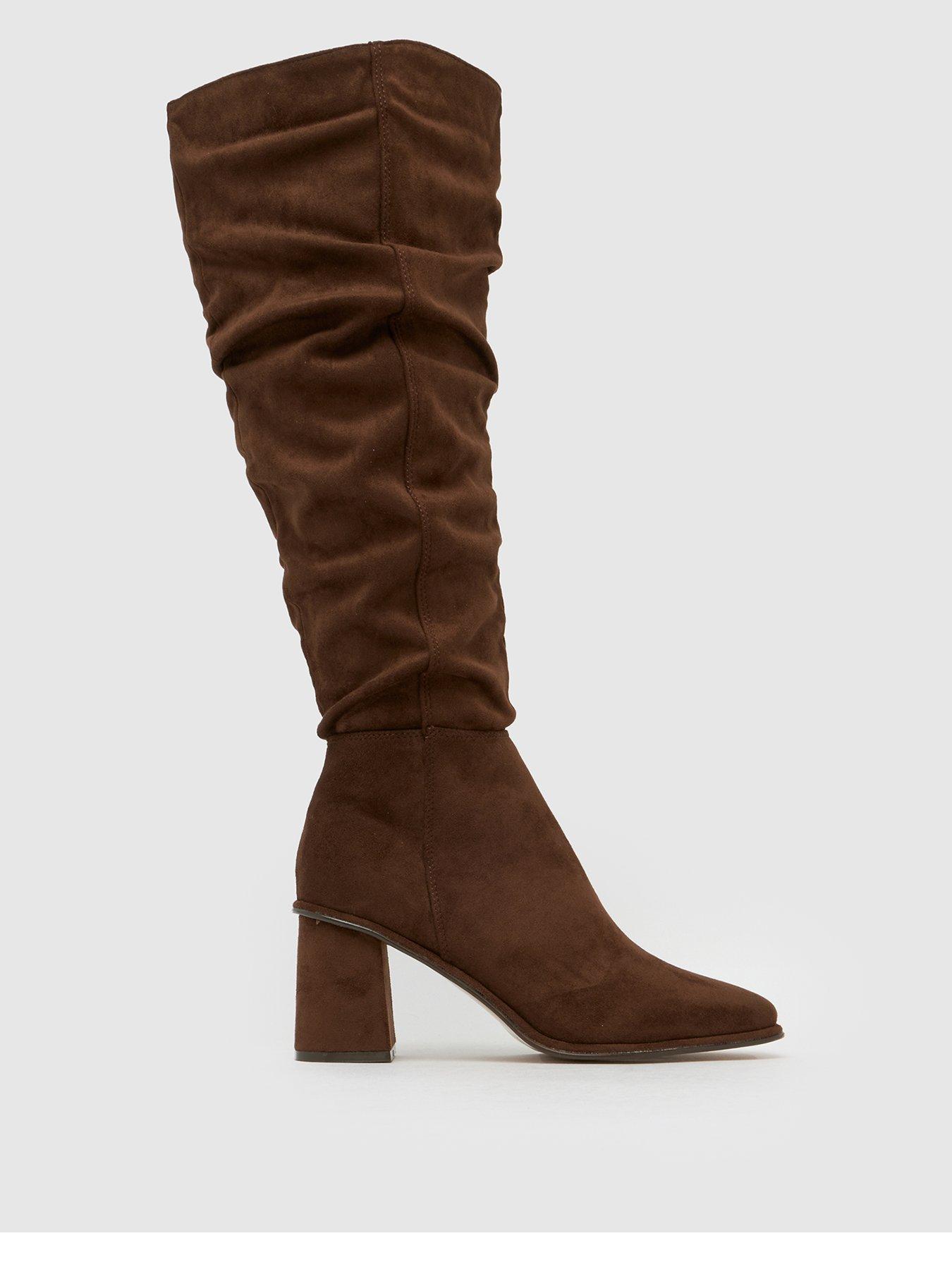 SCHUH Daria Knee High Boots - Brown | Very Ireland