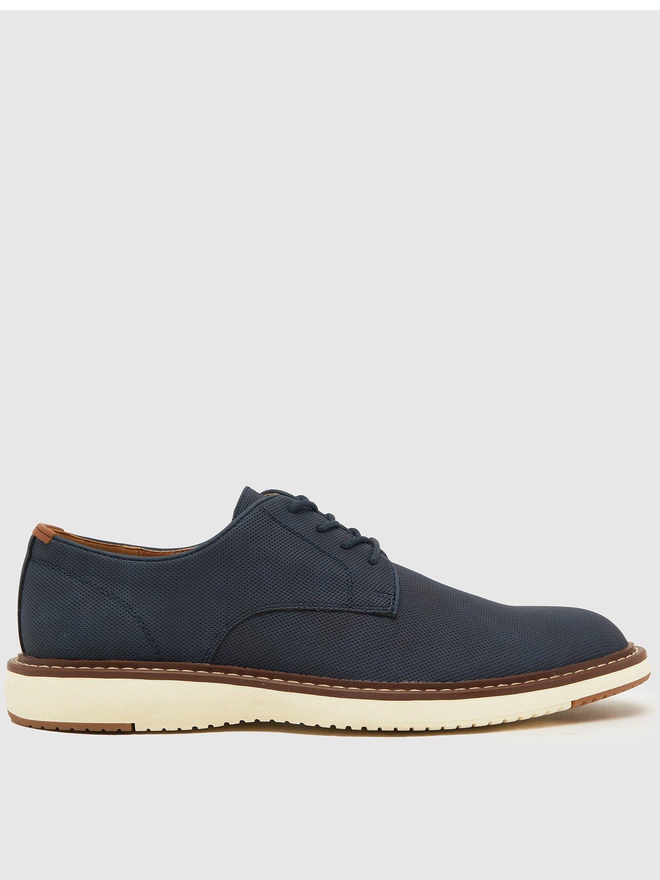 Schuh Schuh Pippin White Sole Derby- Blue | Very Ireland
