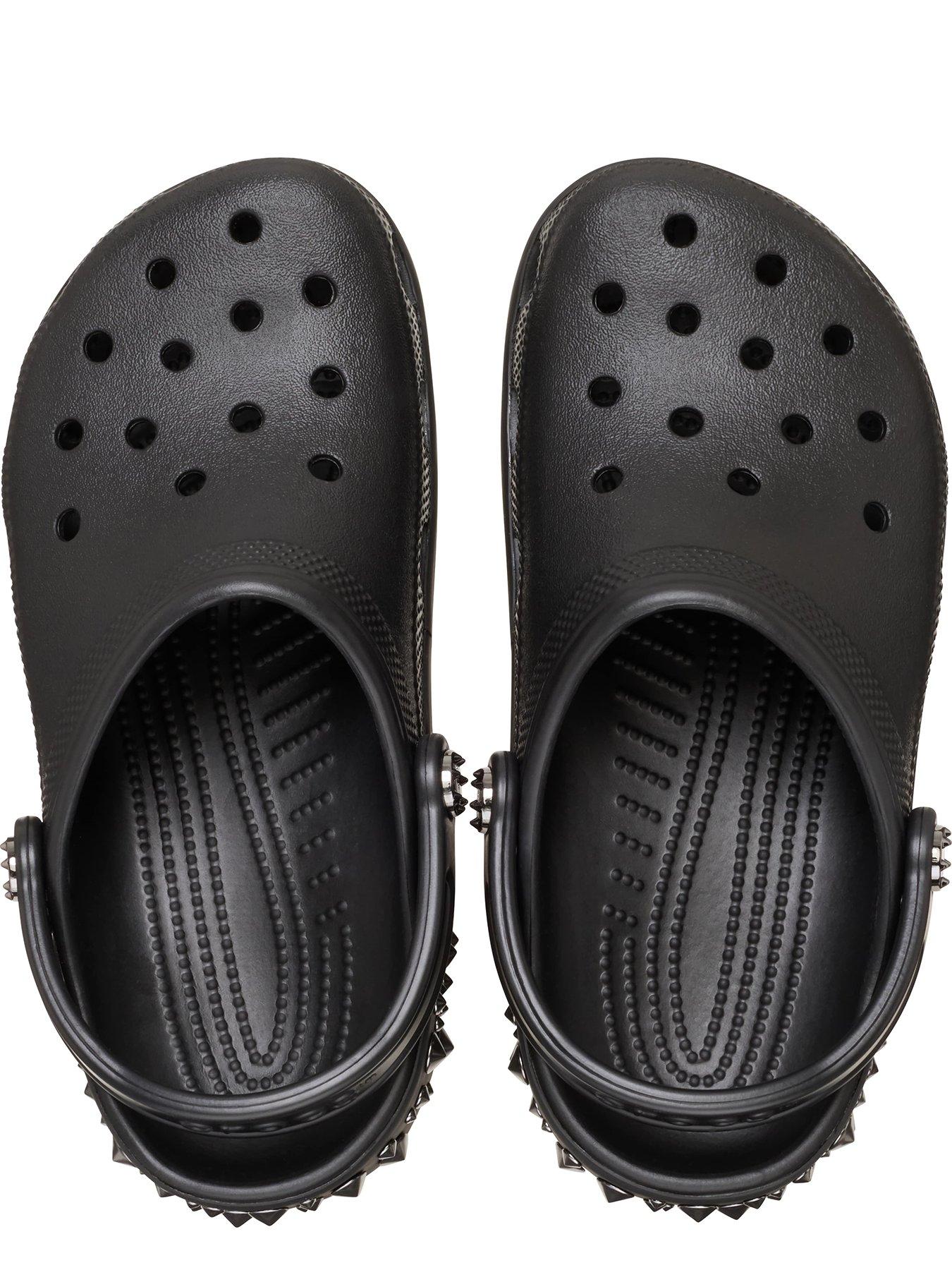 Crocs Classic Studded Clog - Black | Very Ireland