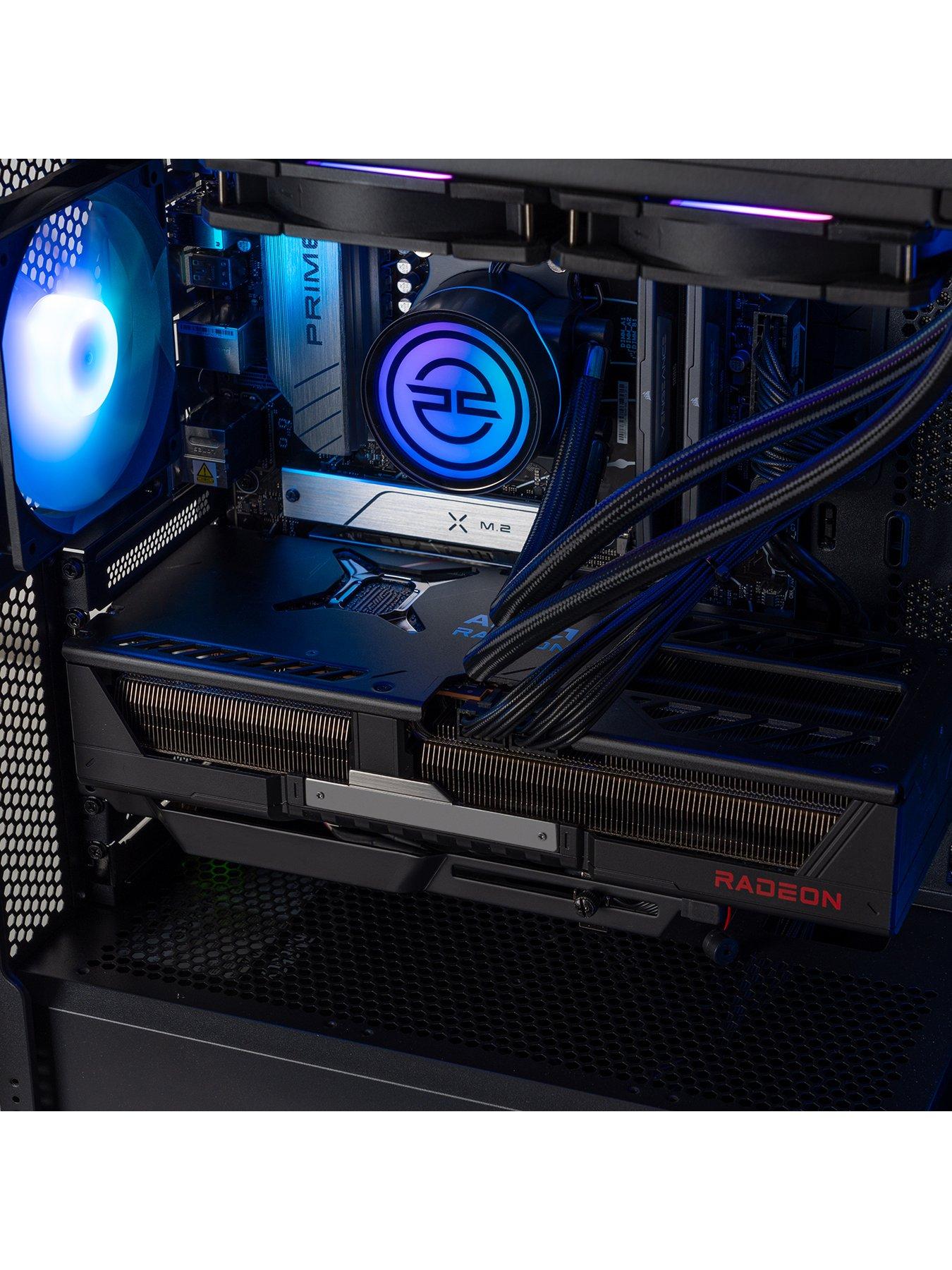 PCSpecialist Fusion 530 Gaming Desktop - AMD Radeon RX 9070, AMD Ryzen ...