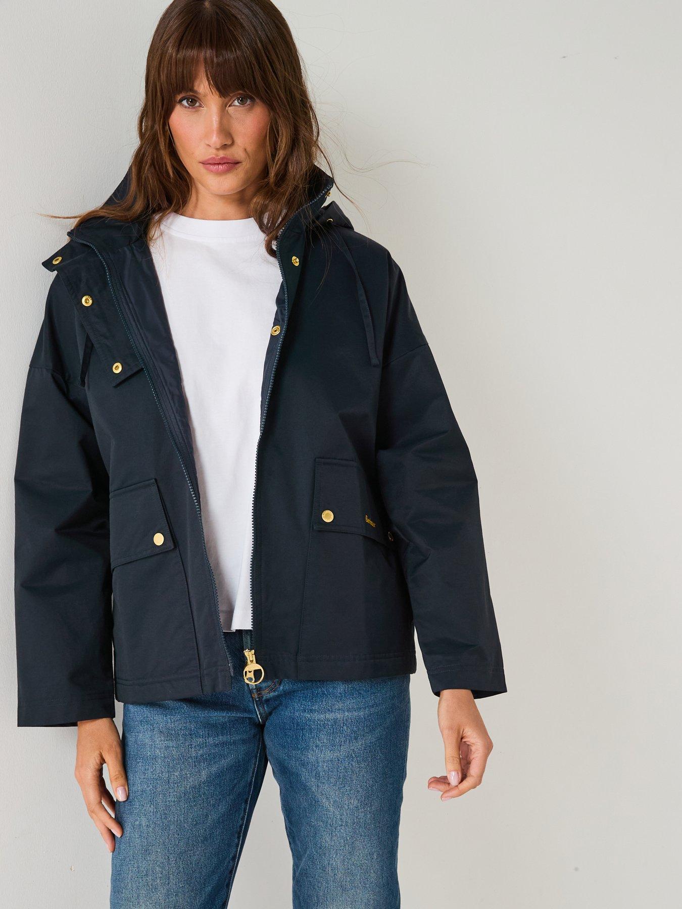 Barbour Cecile Showerproof Jacket - Navy | Very Ireland
