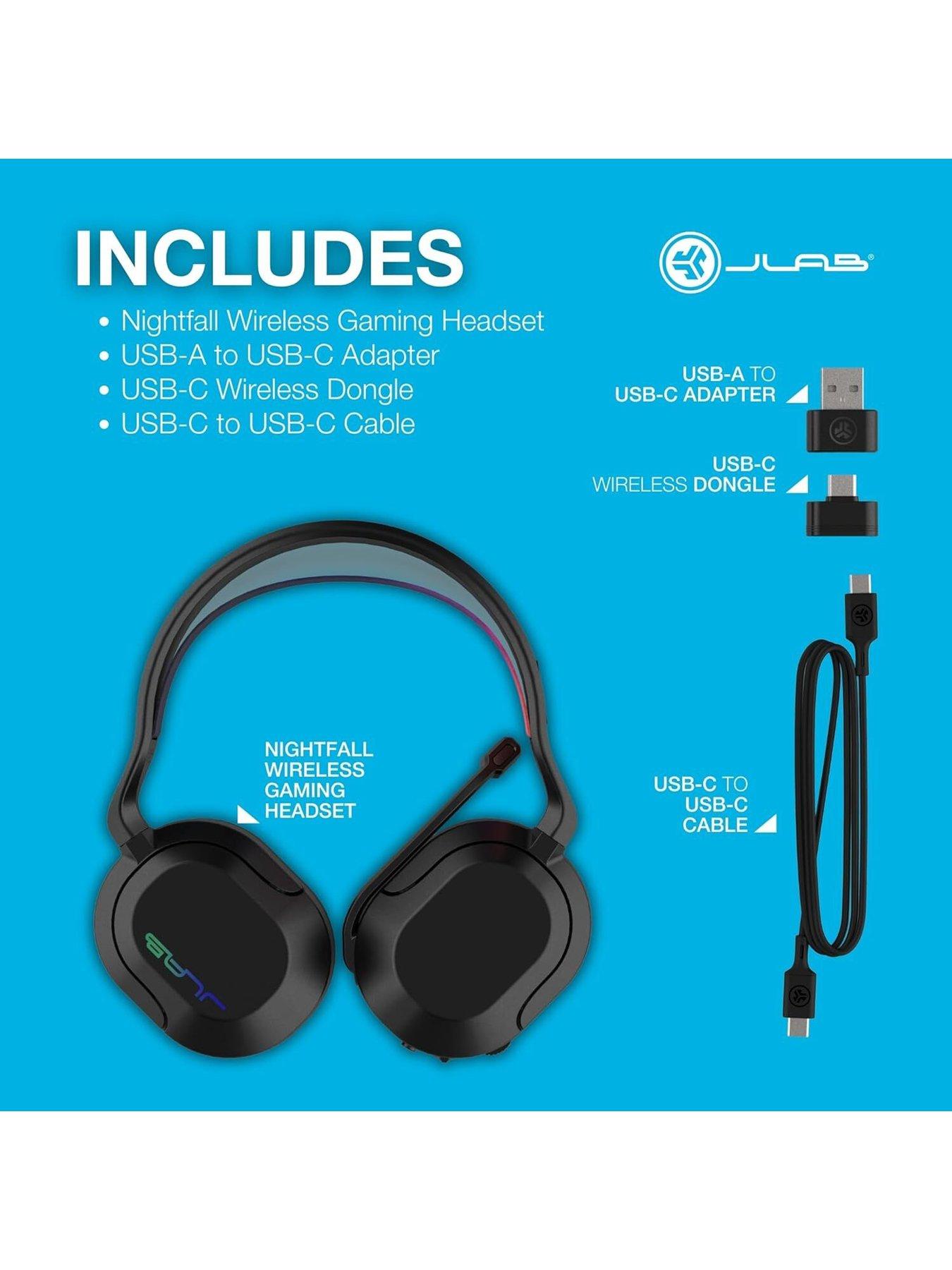 JLab Nightfall Wireless Gaming Headset | Very Ireland
