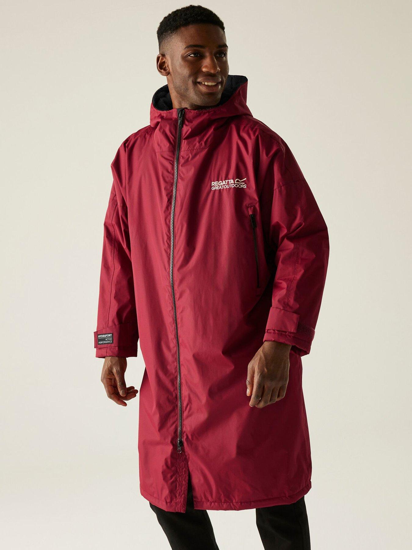 Regatta Unisex Waterproof Changing Robe - Burgundy | Very Ireland