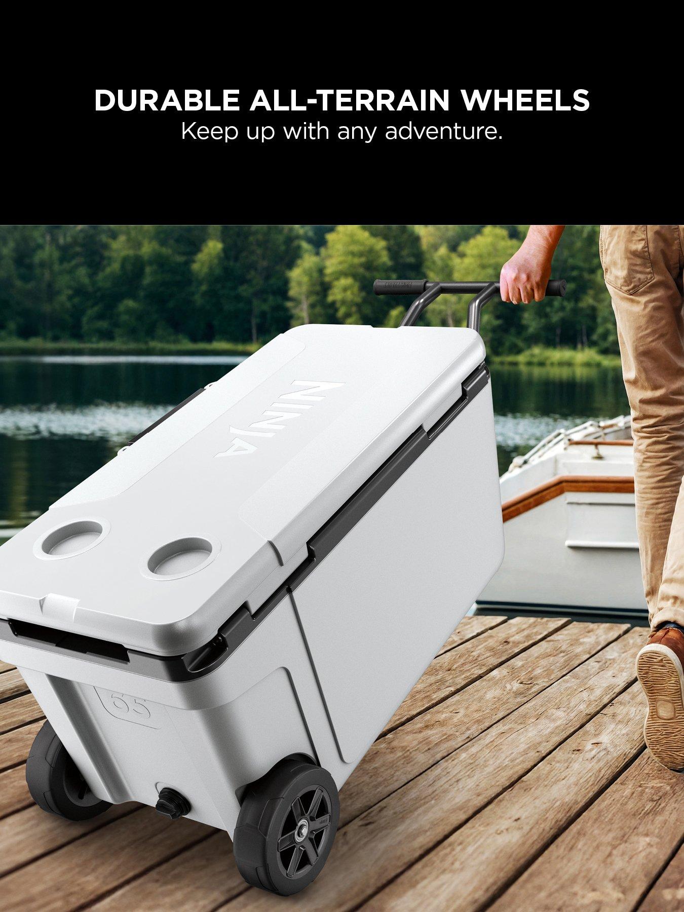 NINJA FrostVault 65QT/61L Wheeled Cooler with Dry Zone, Slate Grey FB265EUUKGY | Very Ireland