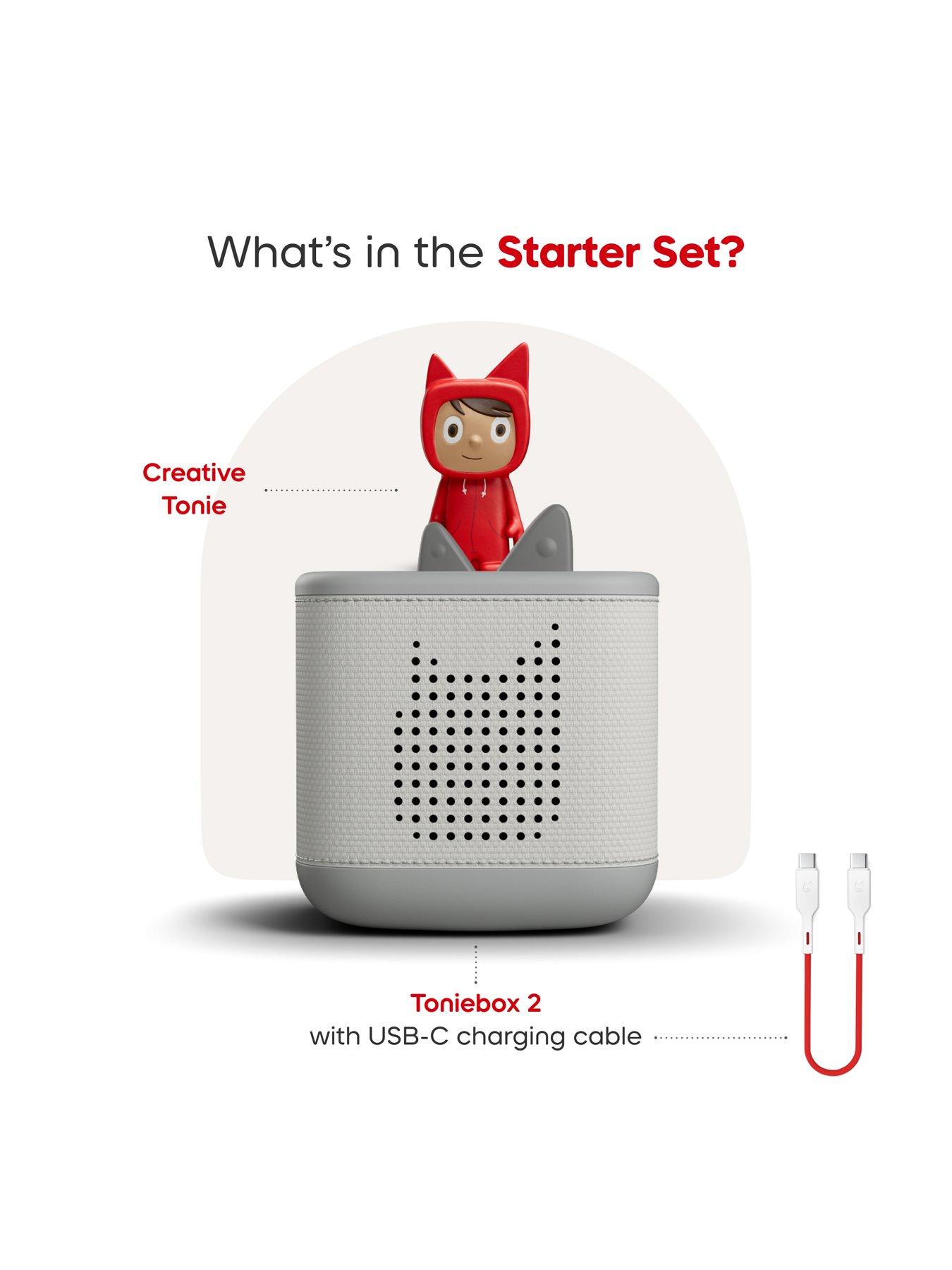 Tonies Toniebox 2 Moon Grey Starter Set Creative Tonie Rubie UK | Very ...