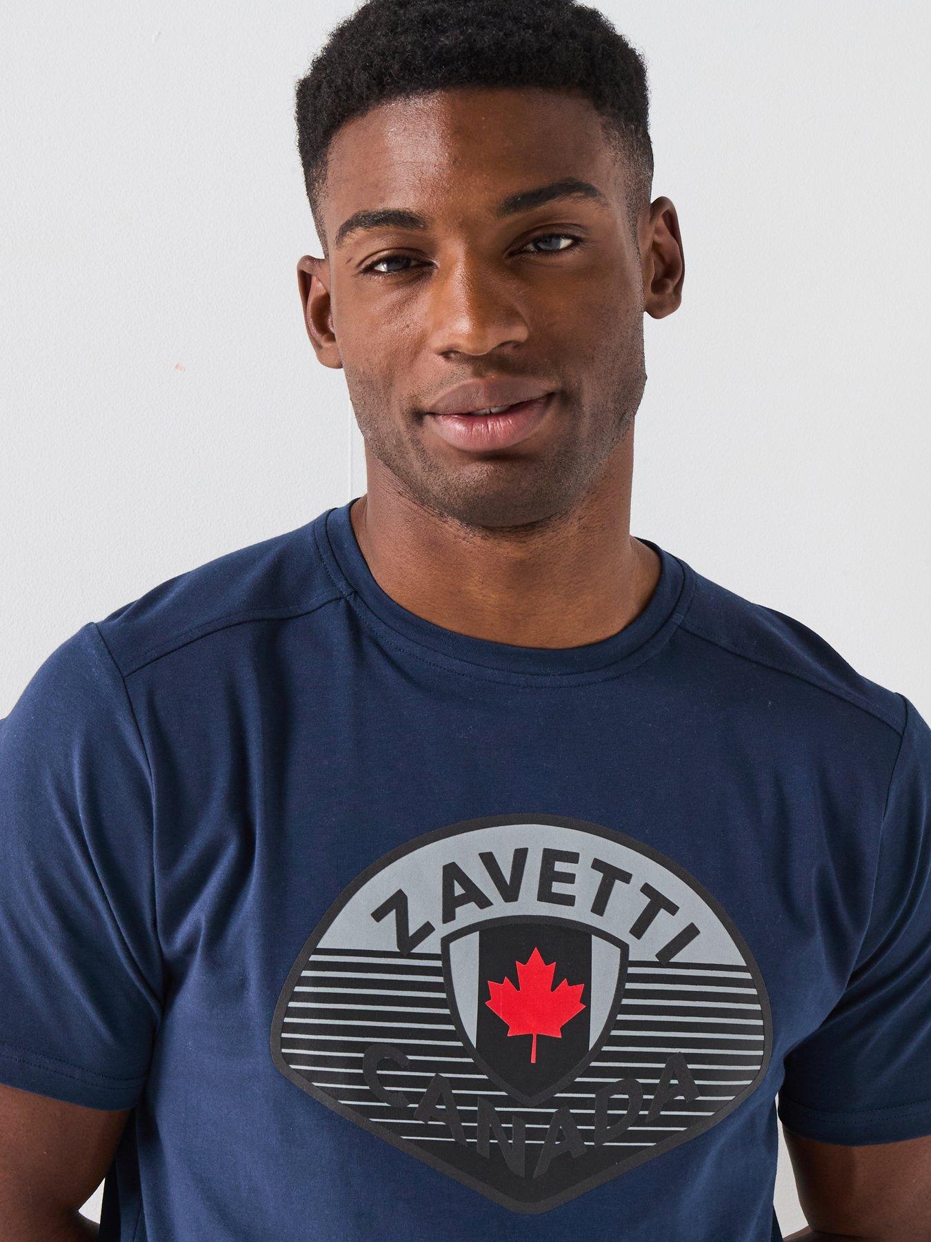 Zavetti Canada Botticini Classic Large Logo T-Shirt And Loopback Short ...