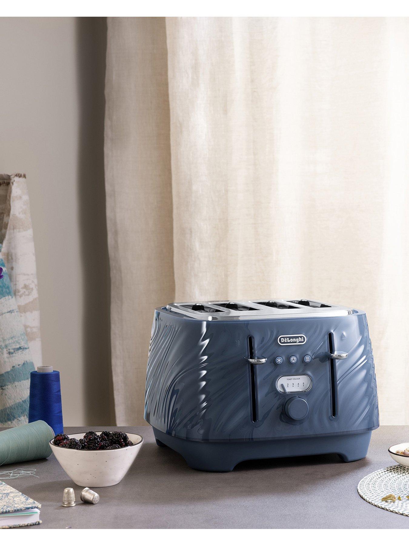DeLonghi Ballerina Seta Toaster - Blue | Very Ireland
