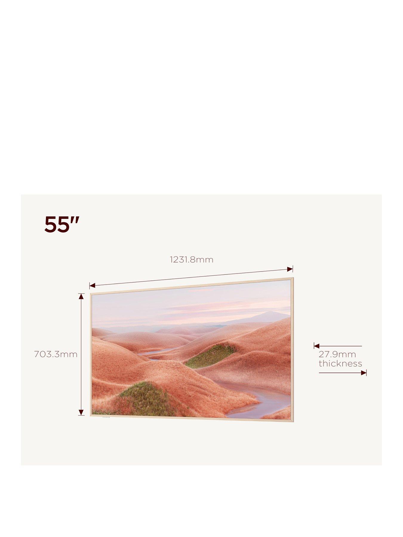 TCL 55A300W NXTVISION, 55 inch, QLED, 144Hz, Ai Art Matte Display with ...