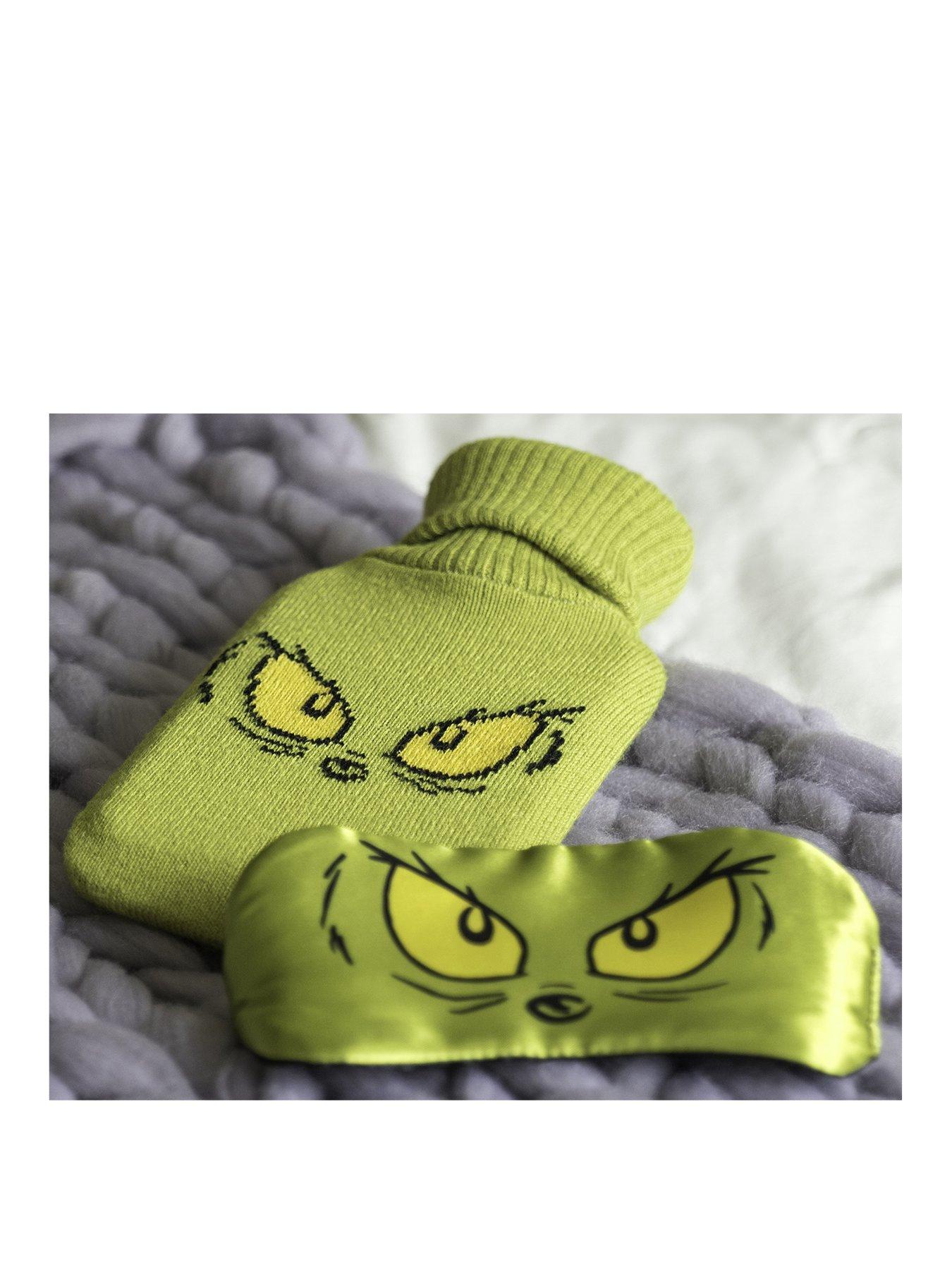 The Grinch Grinch Hot Water Bottle And Sleep Mask Set Mailbox | Very ...