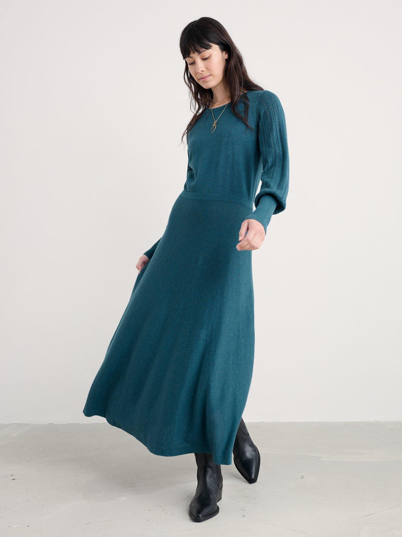 Seasalt Cornwall Herring Gull Dress - Dark Eden | Very Ireland