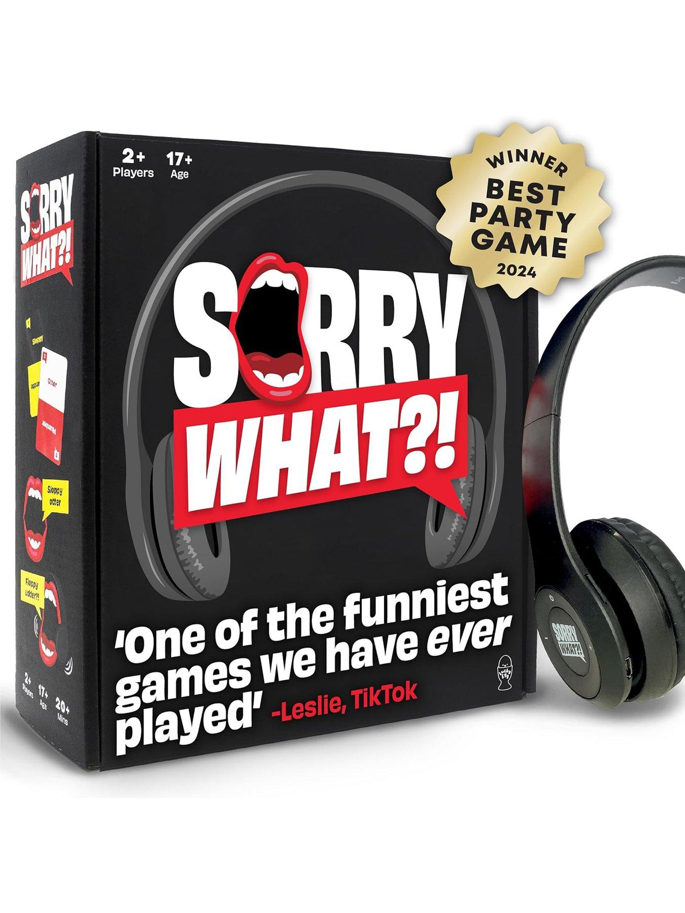 Lucky Egg Games Sorry What Board Game for Adults | Very Ireland