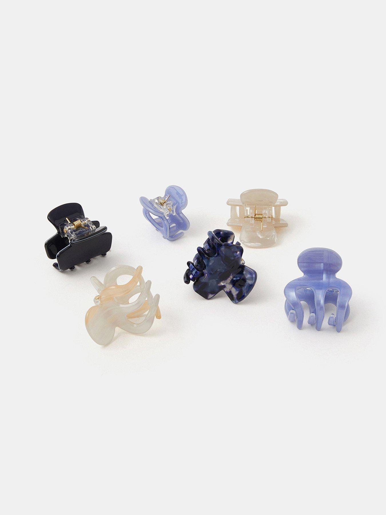 Accessorize 6-Pack Mini Claw Clips - Blue | Very Ireland