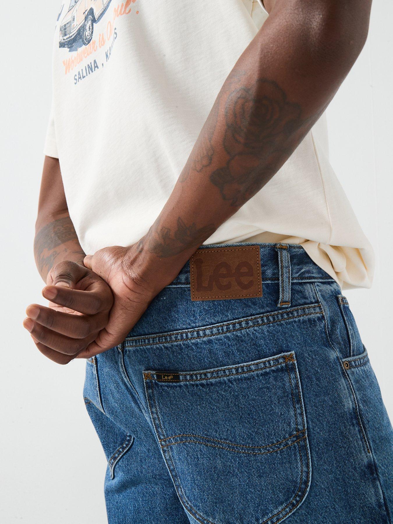 Lee Haden 5 Pocket Relaxed Straight Jeans - Blue | Very Ireland