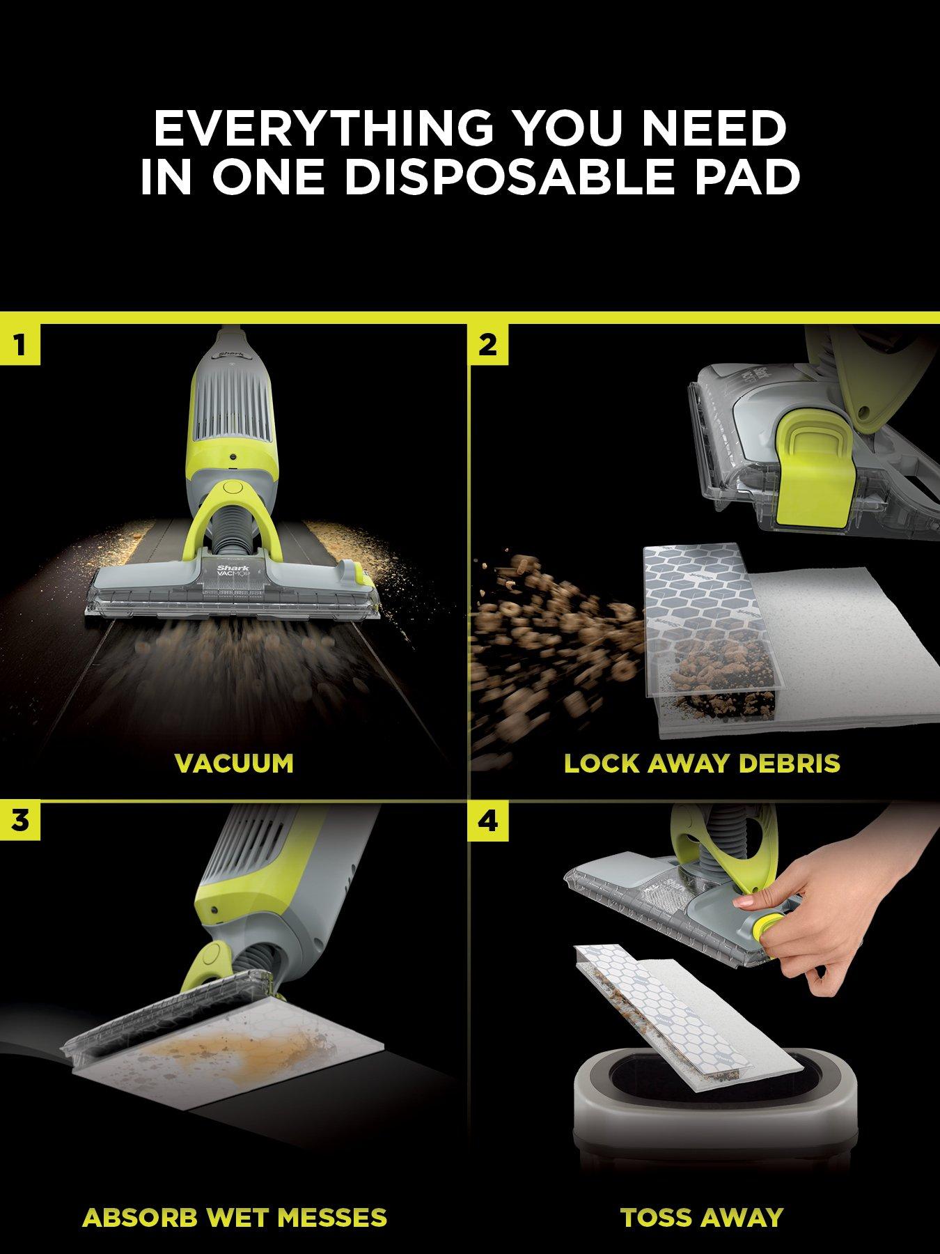 Shark Shark VacMop 2-in-1 Cordless Vacuum Mop with Targeted Spray ...