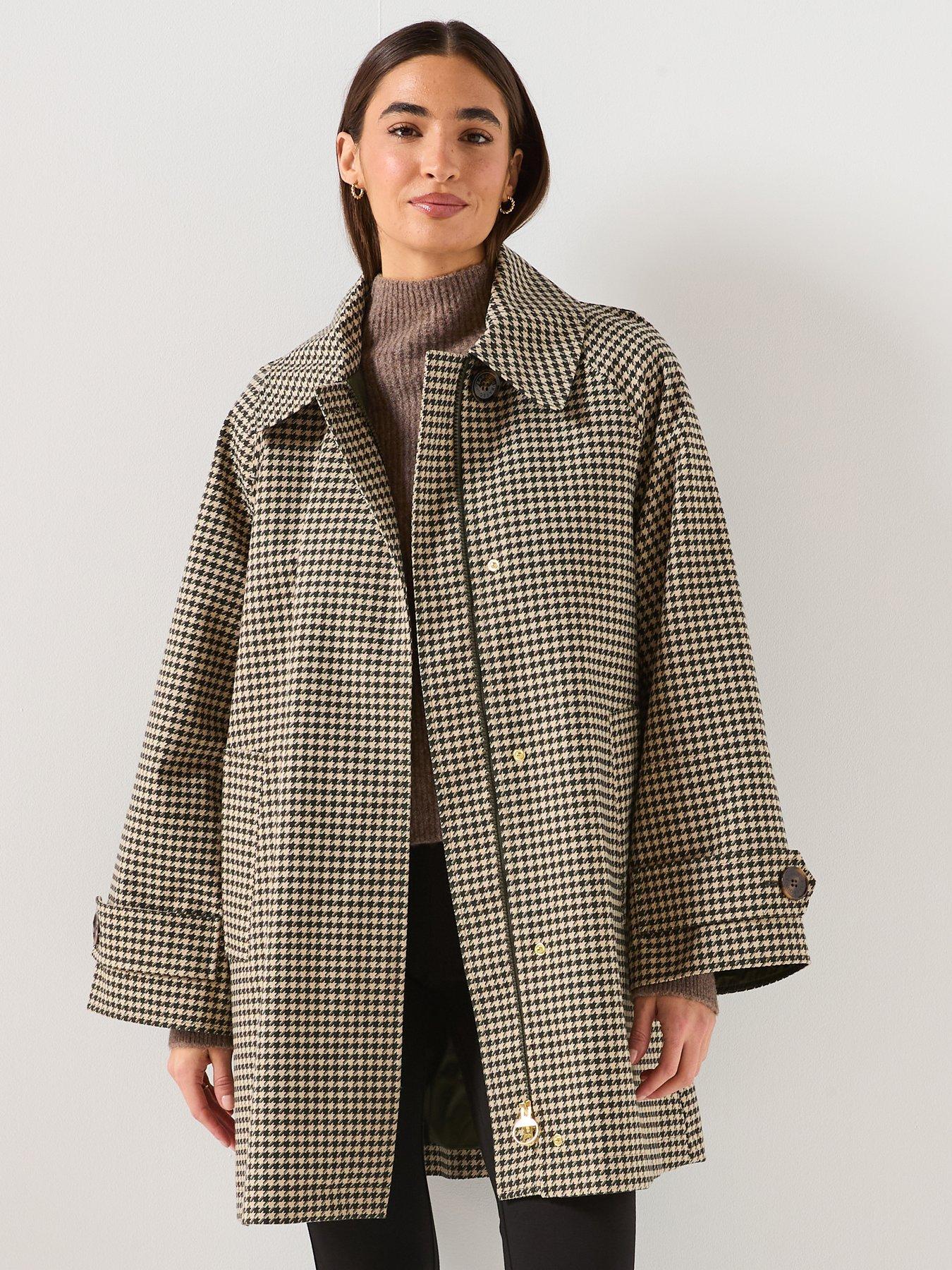 Barbour Kennedy Check Showerproof Jacket - Beige | Very Ireland