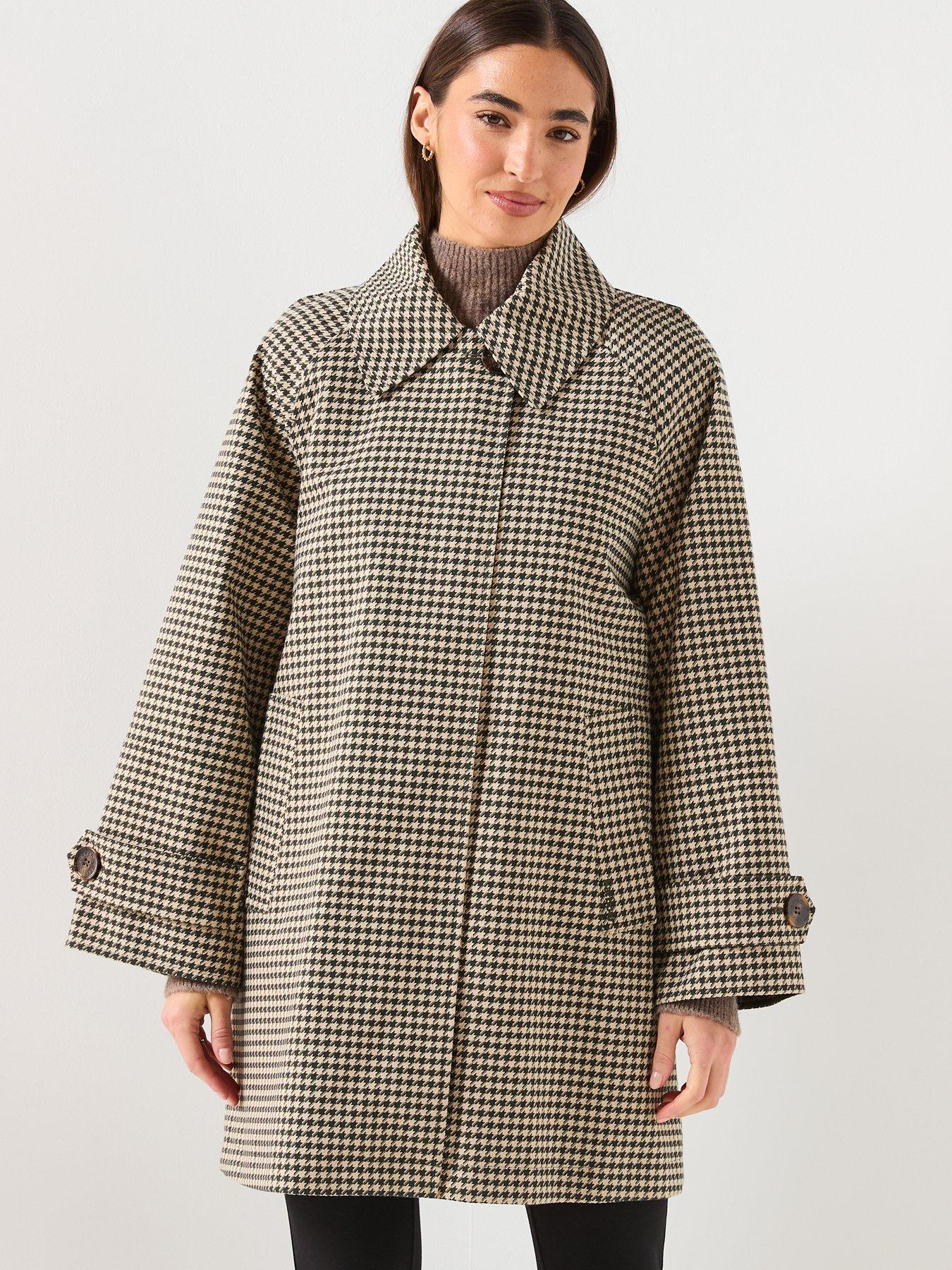 Barbour Kennedy Check Showerproof Jacket - Beige | Very Ireland