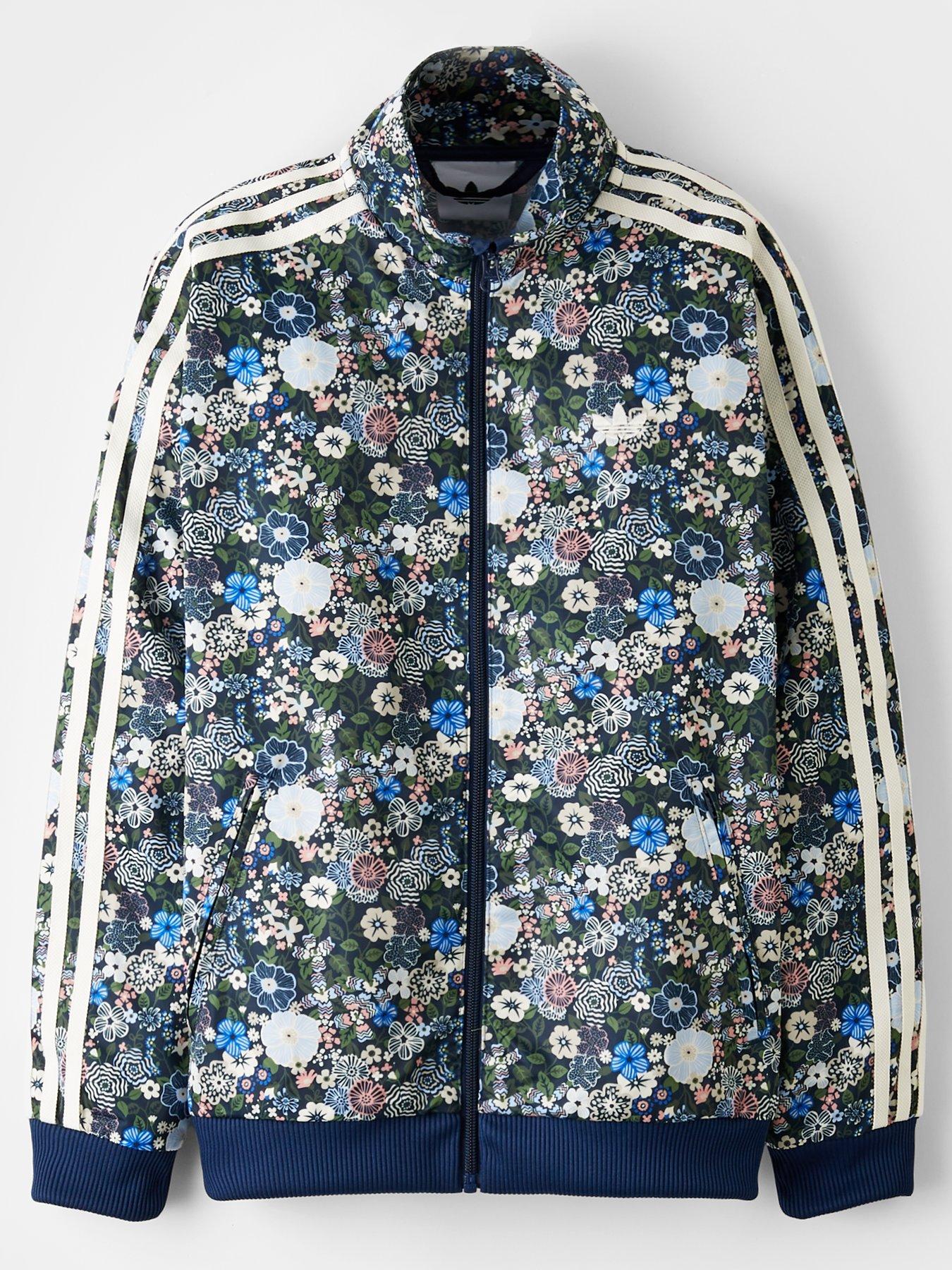 adidas Originals Junior Firebird X Liberty Tracksuit Top - Blue | Very ...