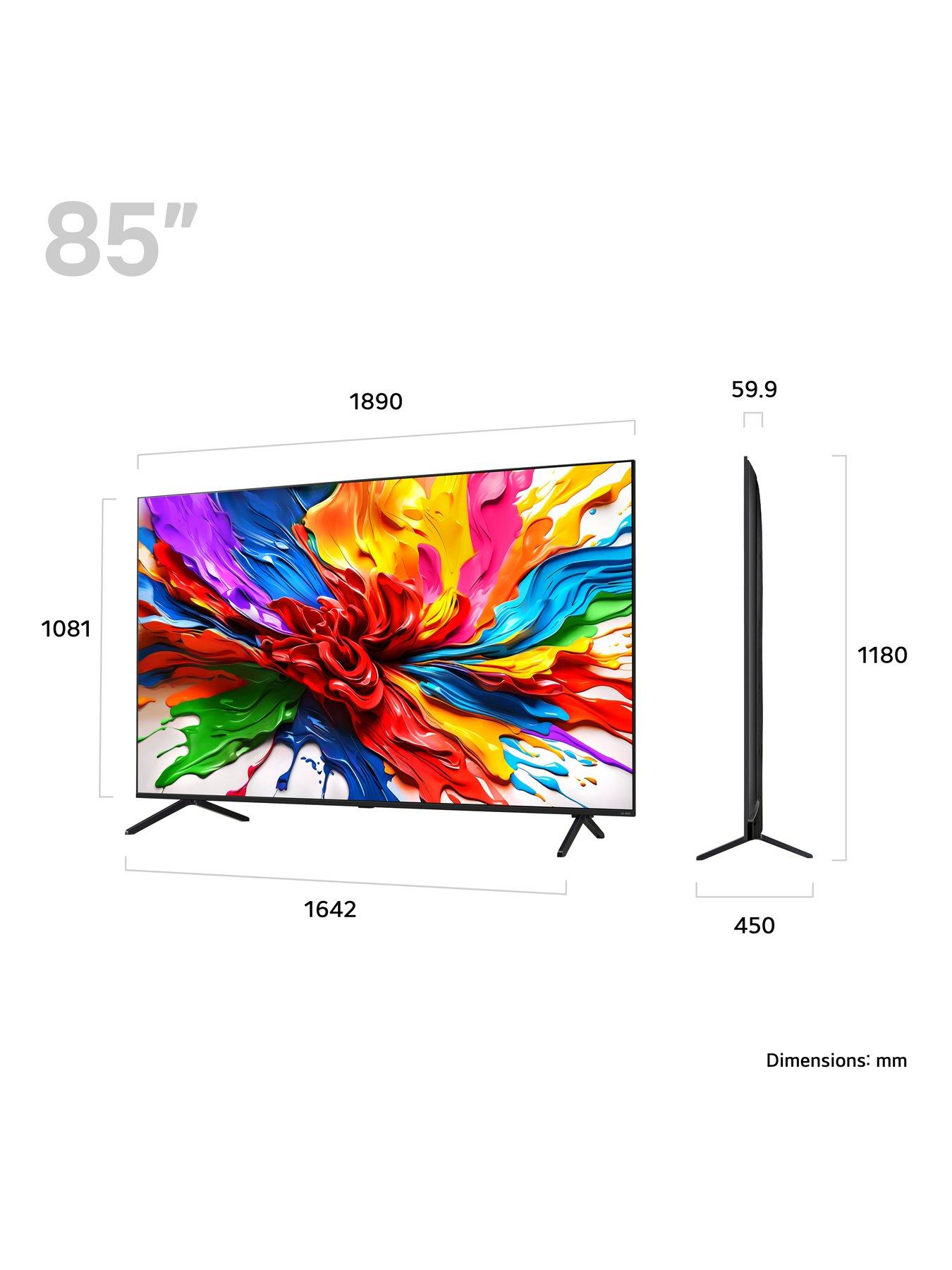 LG LG QNED92 85" QNED evo AI MiniLED 4K HDR Smart AI TV - 85QNED92A6A.AEKQ | Very Ireland