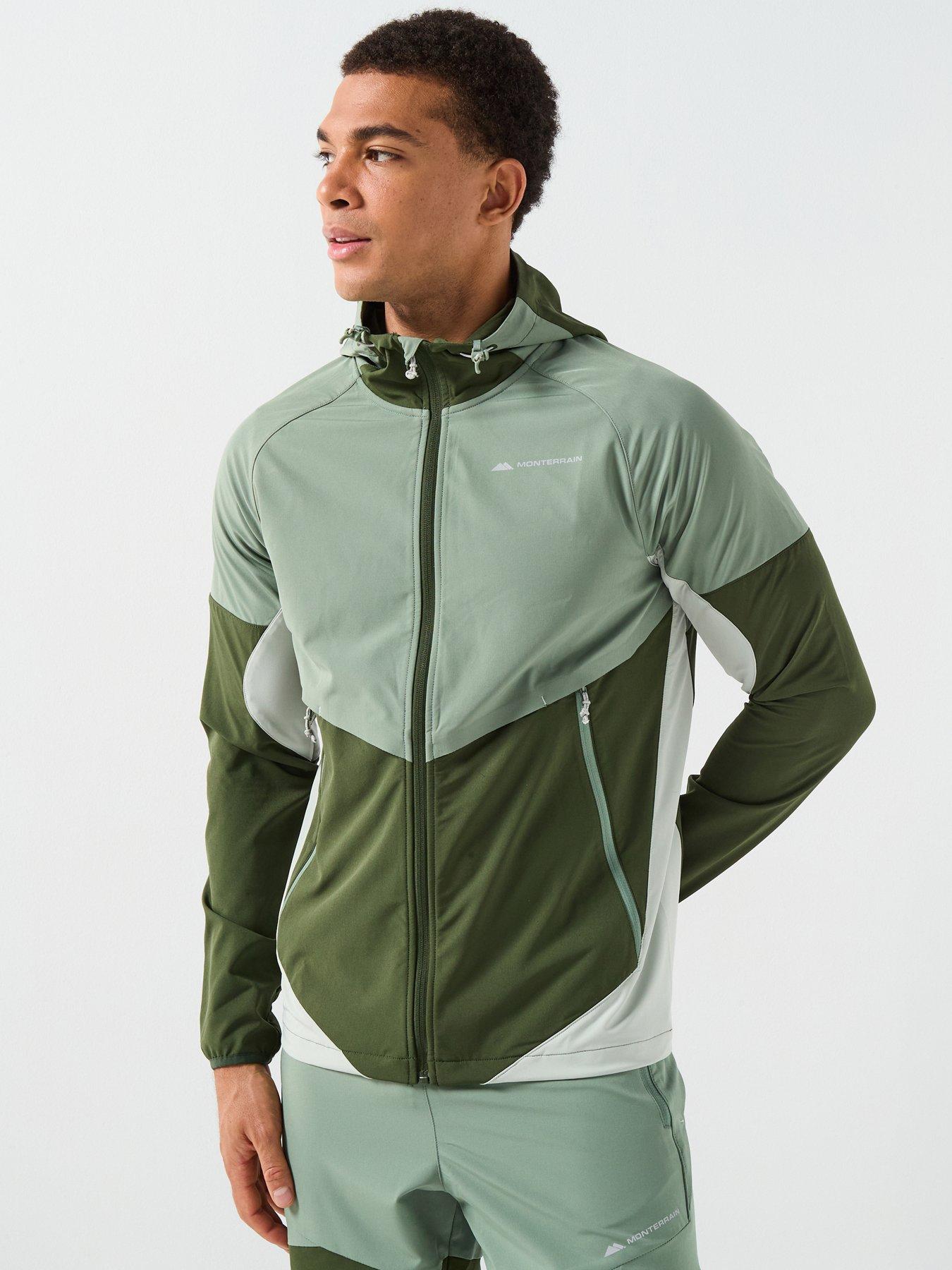 Monterrain Mens Vault Woven Hoodie - Green | Very Ireland