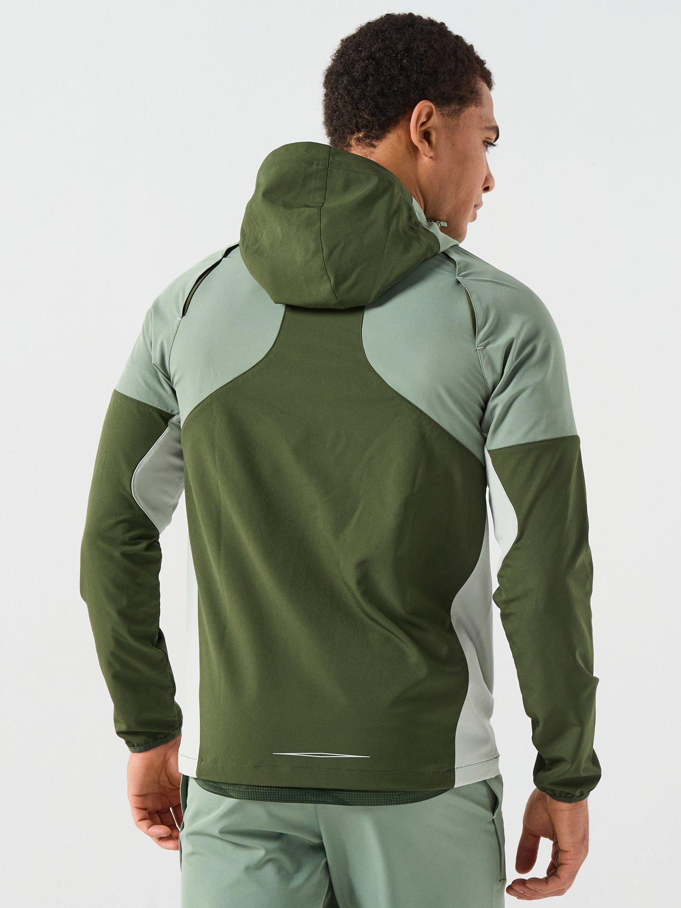 Monterrain Mens Vault Woven Hoodie - Green | Very Ireland