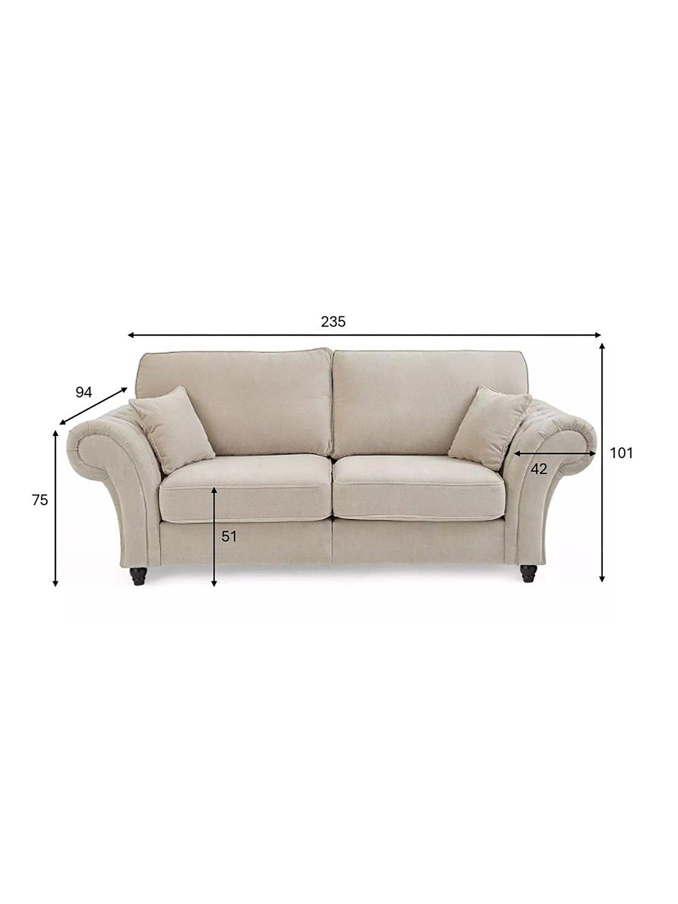 The Very Collection Windsor Standard 3 Seater Sofa | Very Ireland