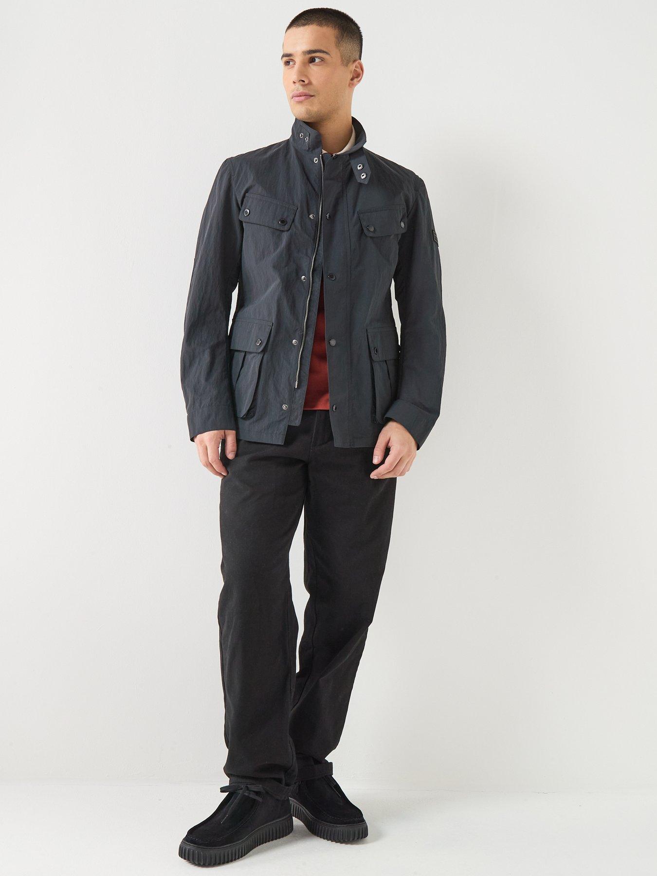Barbour International Modern Showerproof Duke Jacket - Black | Very Ireland