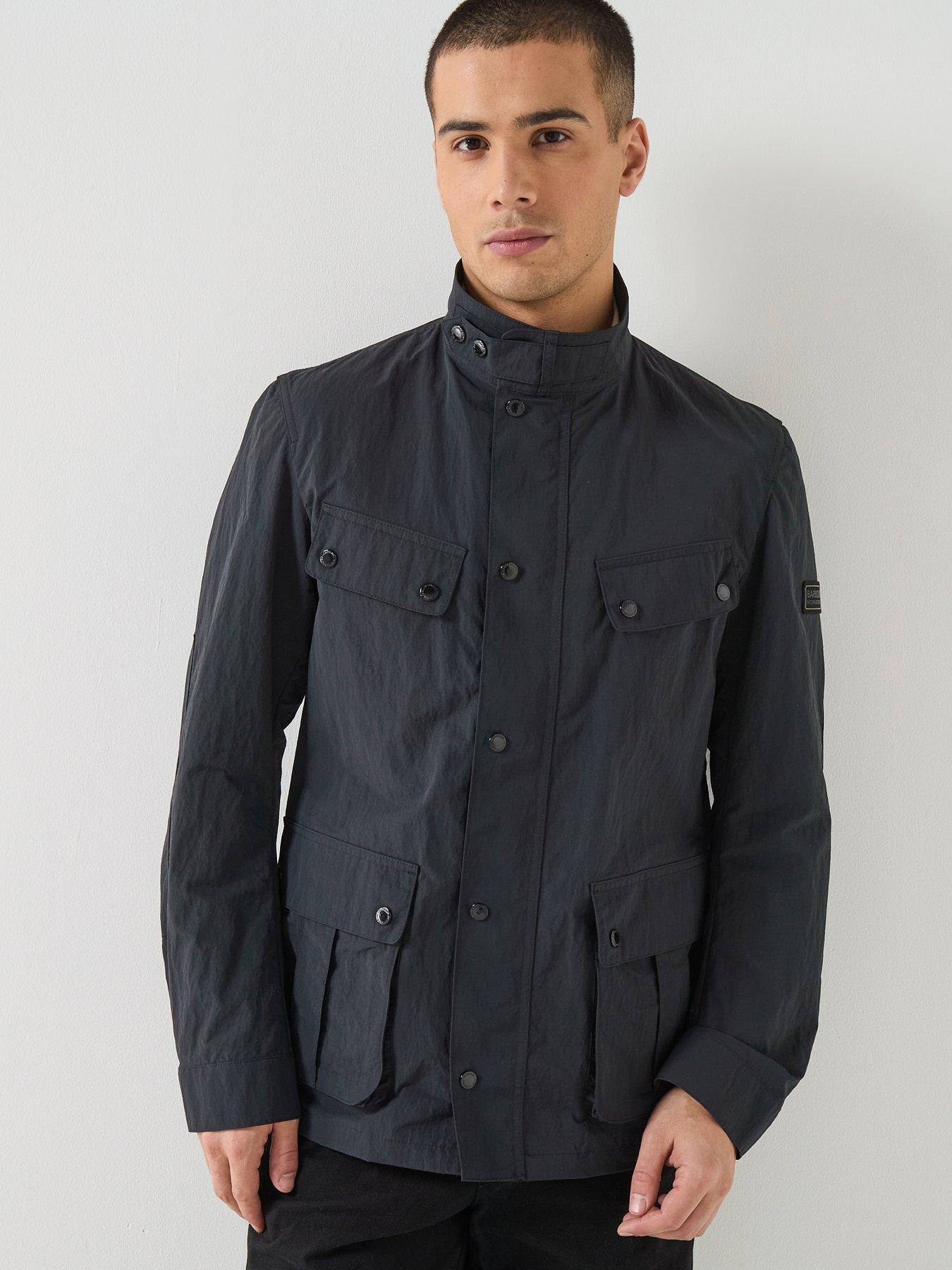 Barbour International Modern Showerproof Duke Jacket - Black | Very Ireland