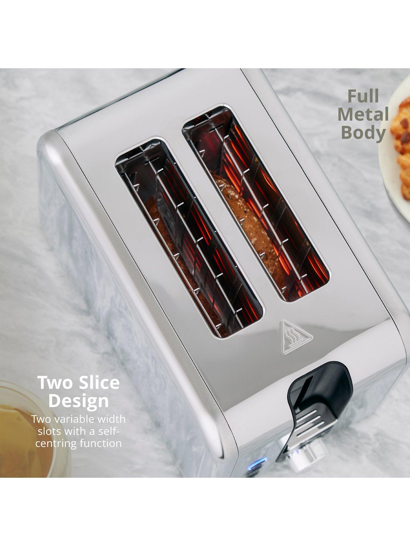 Swan Solace 2 Slice Toaster Stainless Steel | Very Ireland