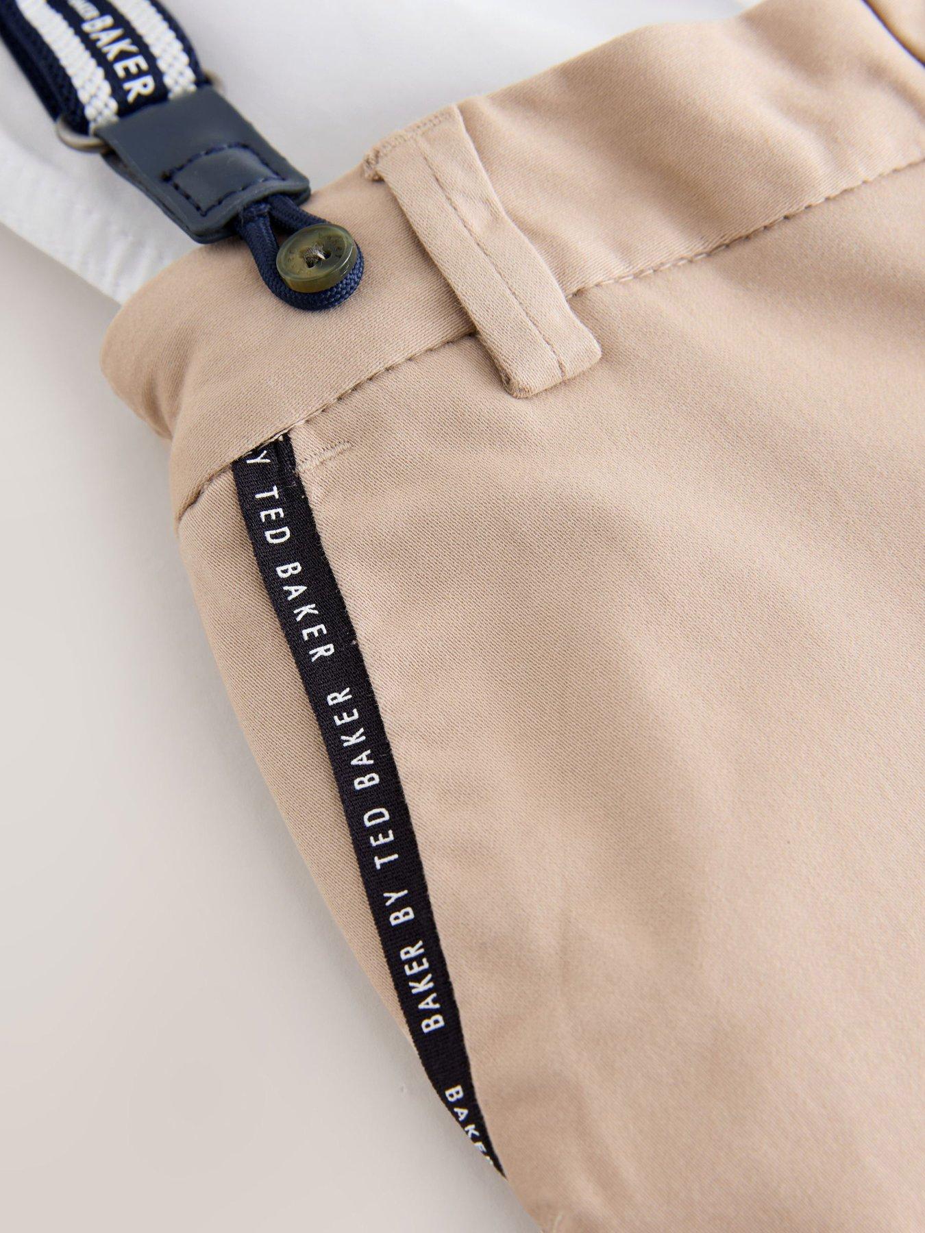 Ted Baker Younger Boys Trouser Brace Set - White/Stone | Very Ireland