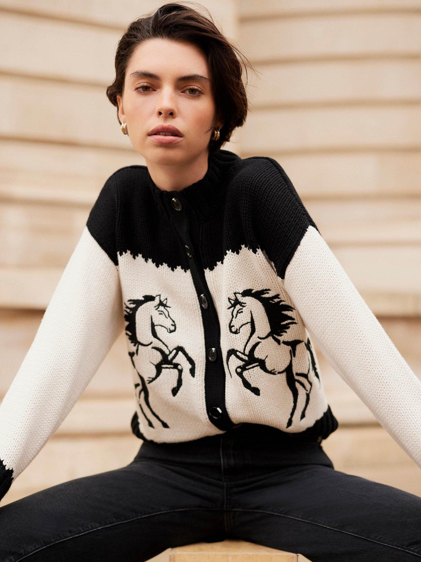Mint Velvet Horse Cardigan - Black | Very Ireland